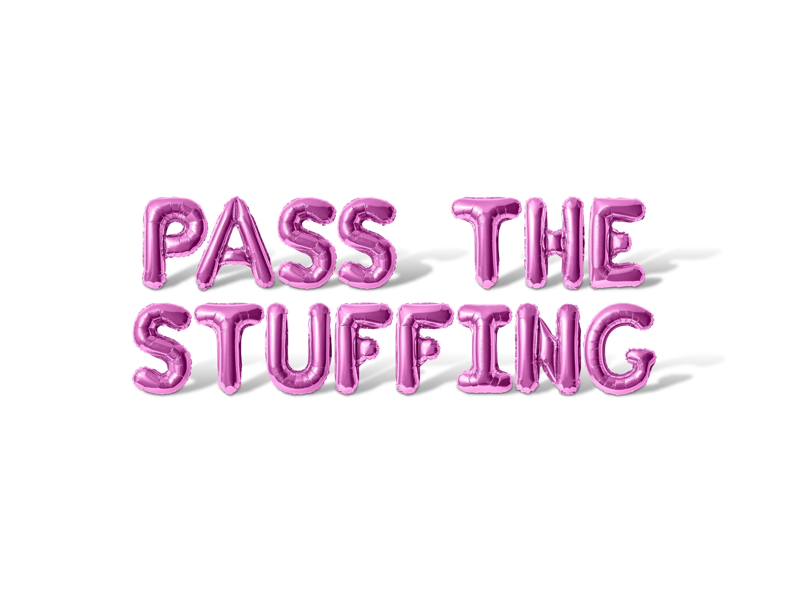 Letter Balloons - PASS THE STUFFING 16" Inch Alphabet Letters Foil ...