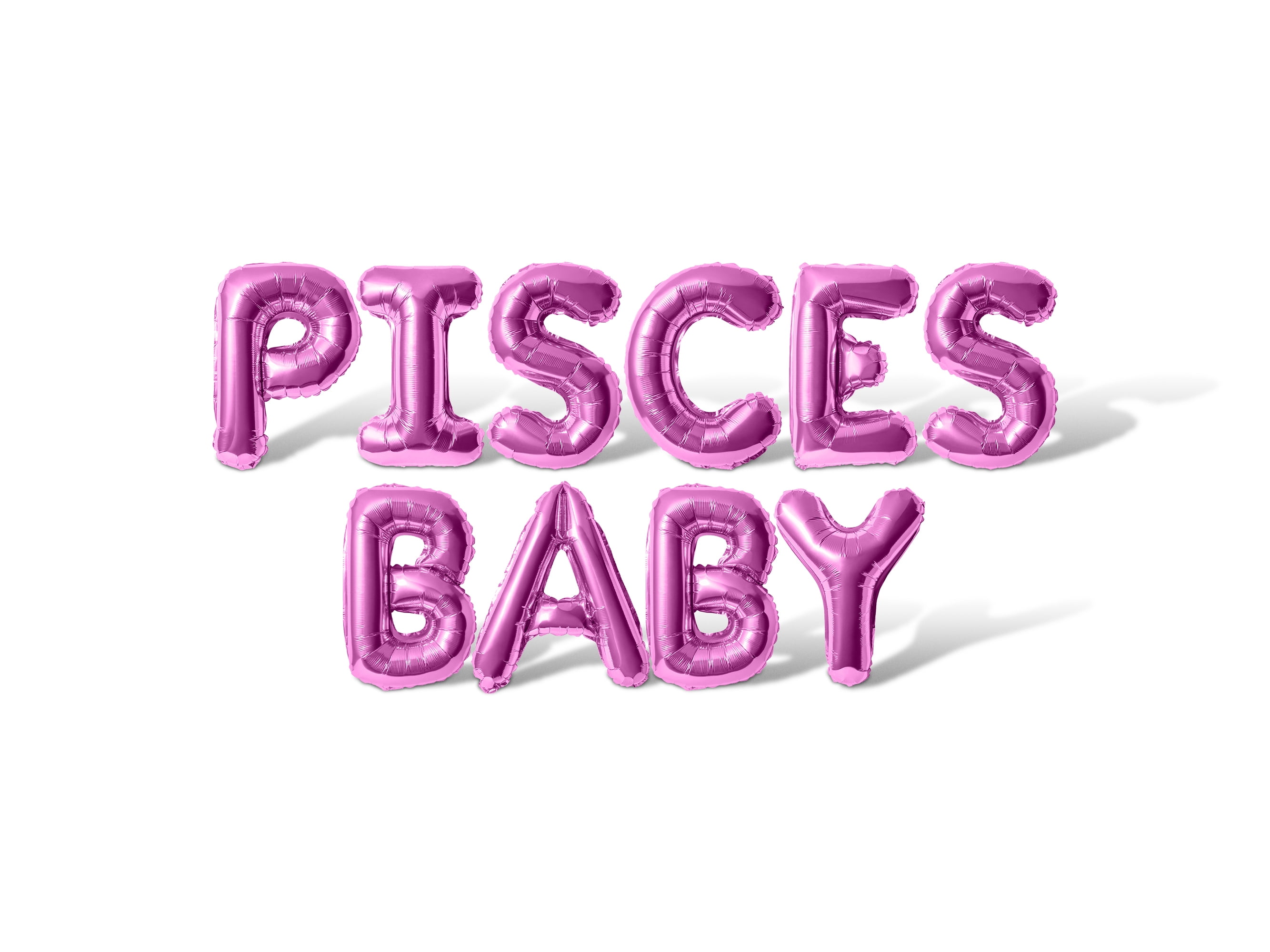 Letter Balloons - PISCES BABY 16" Inch Alphabet Letters Foil Mylar ...