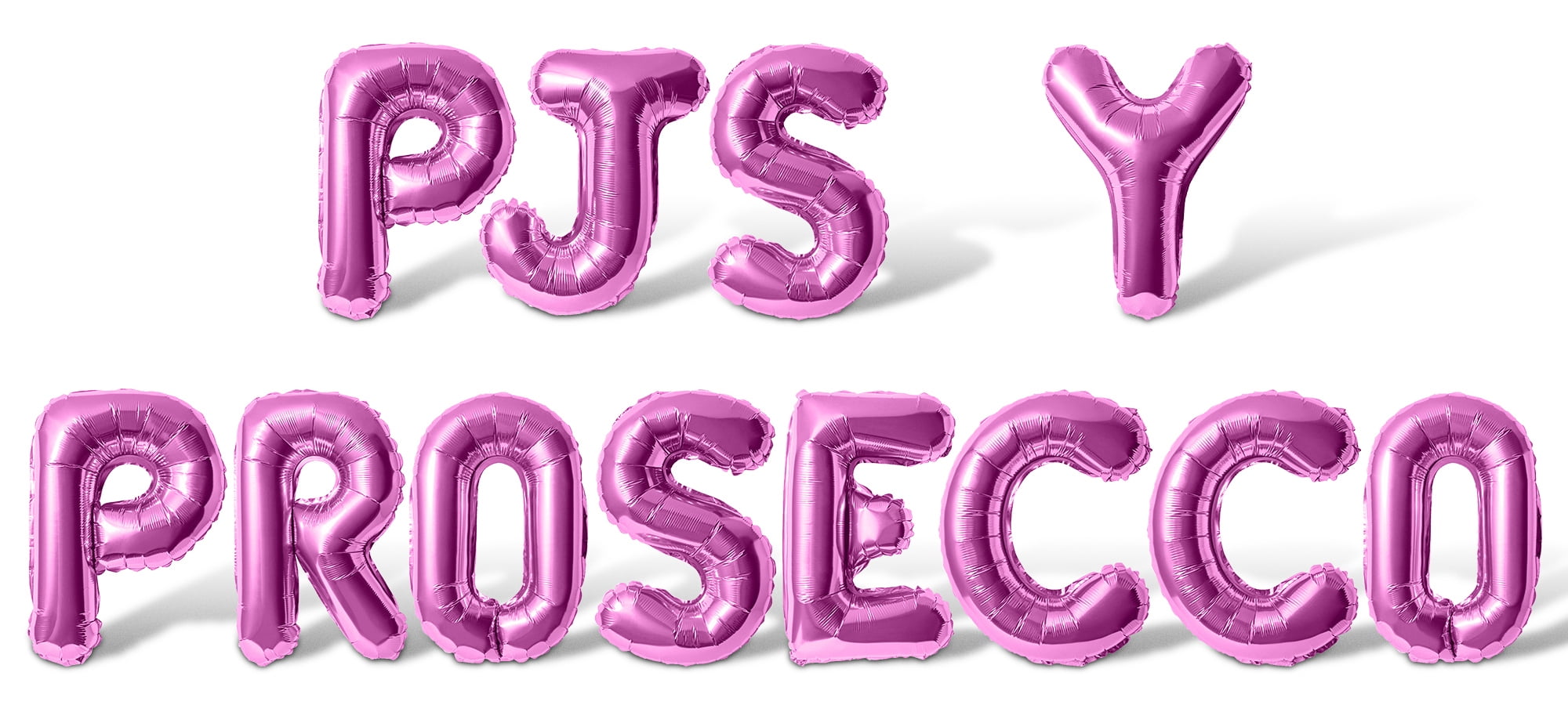 Letter Balloons - PJS Y PROSECCO 16" Inch Alphabet Letters Foil Mylar ...