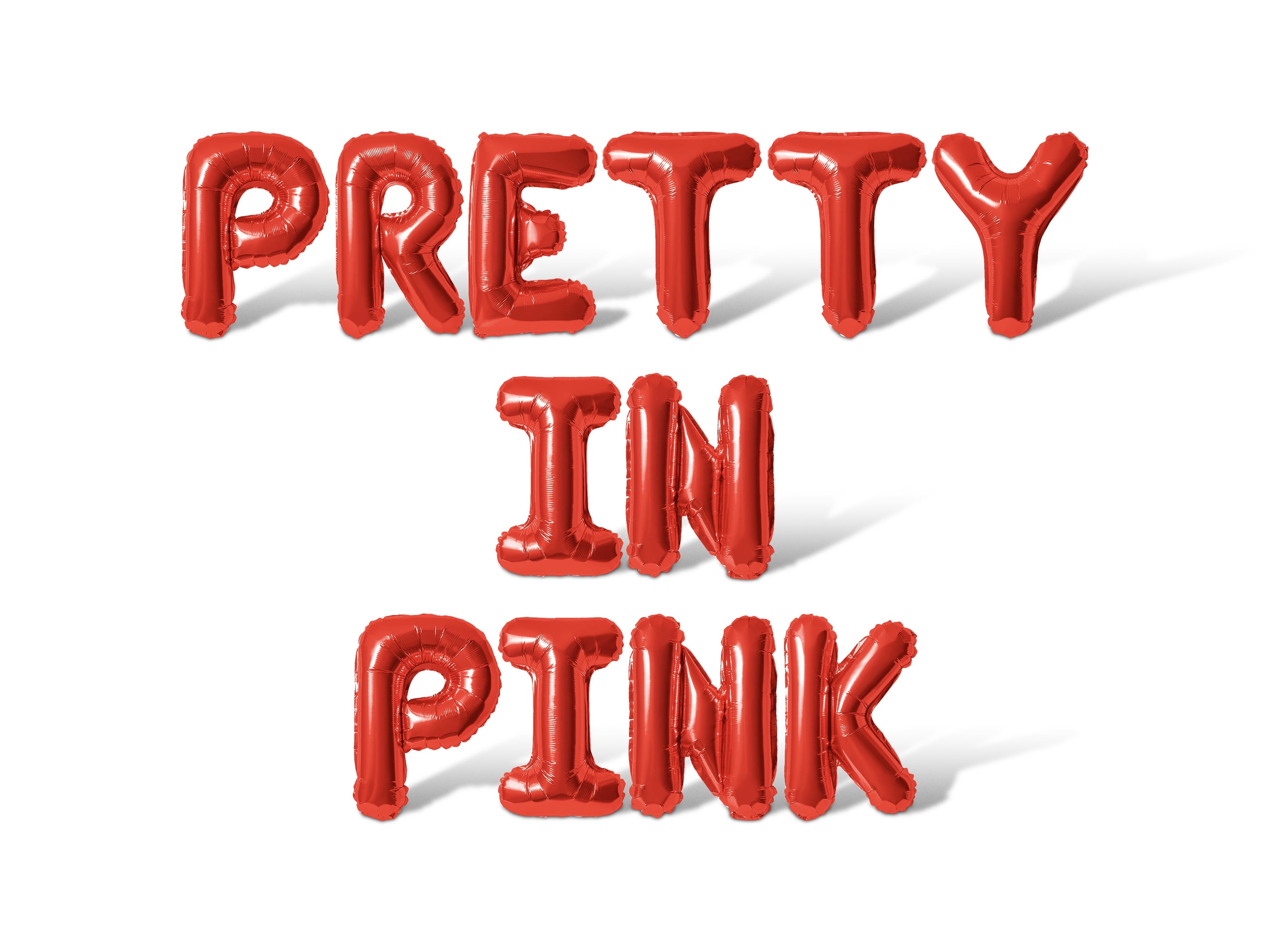 Letter Balloons - PRETTY IN PINK 16" Inch Alphabet Letters Foil Mylar ...