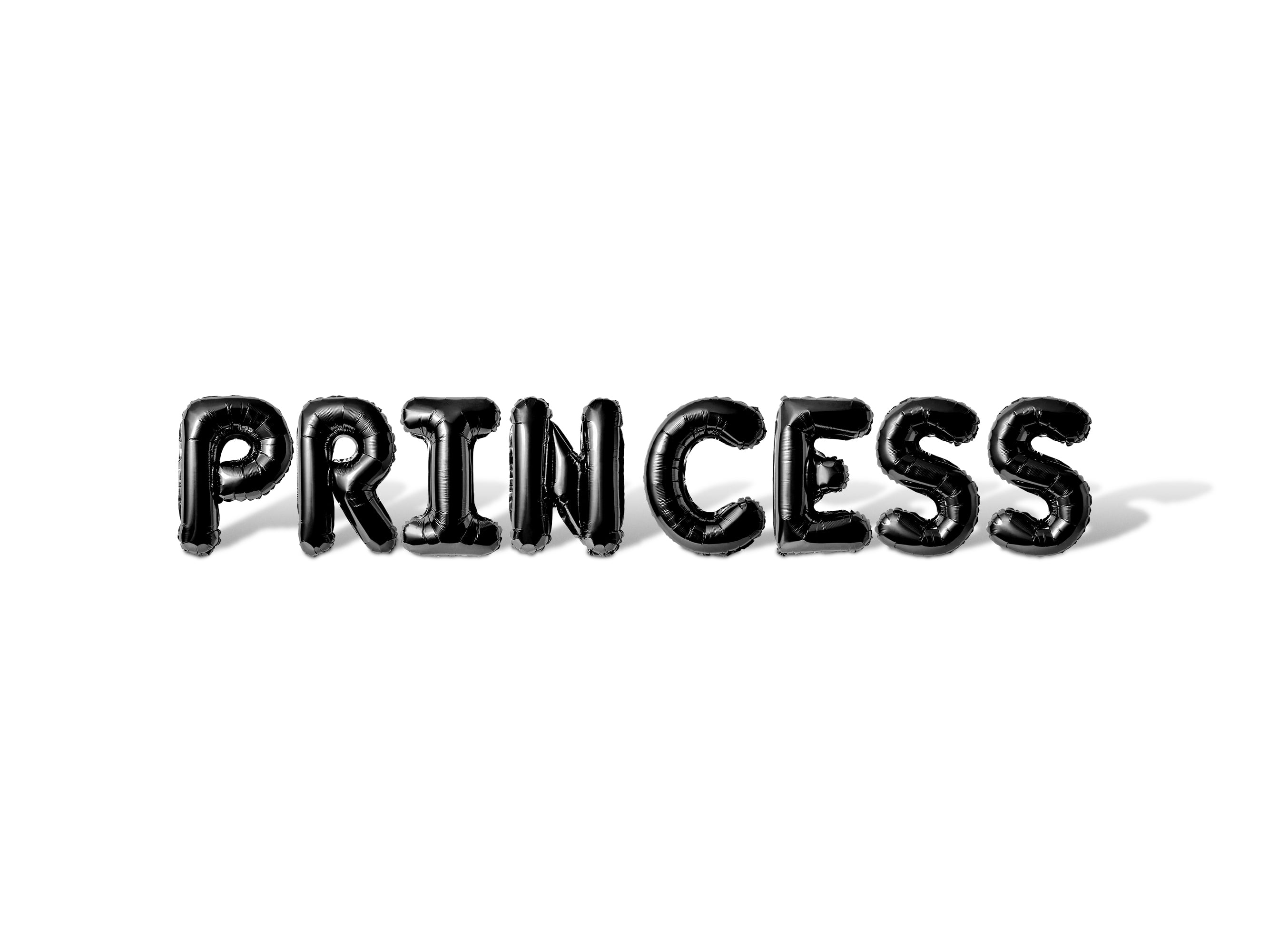 Letter Balloons - PRINCESS 16" Inch Alphabet Letters Foil Mylar Balloon ...
