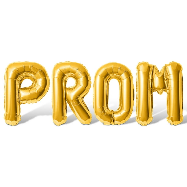 Letter Balloons - PROM 16" Inch Alphabet Letters Foil Mylar Balloon ...