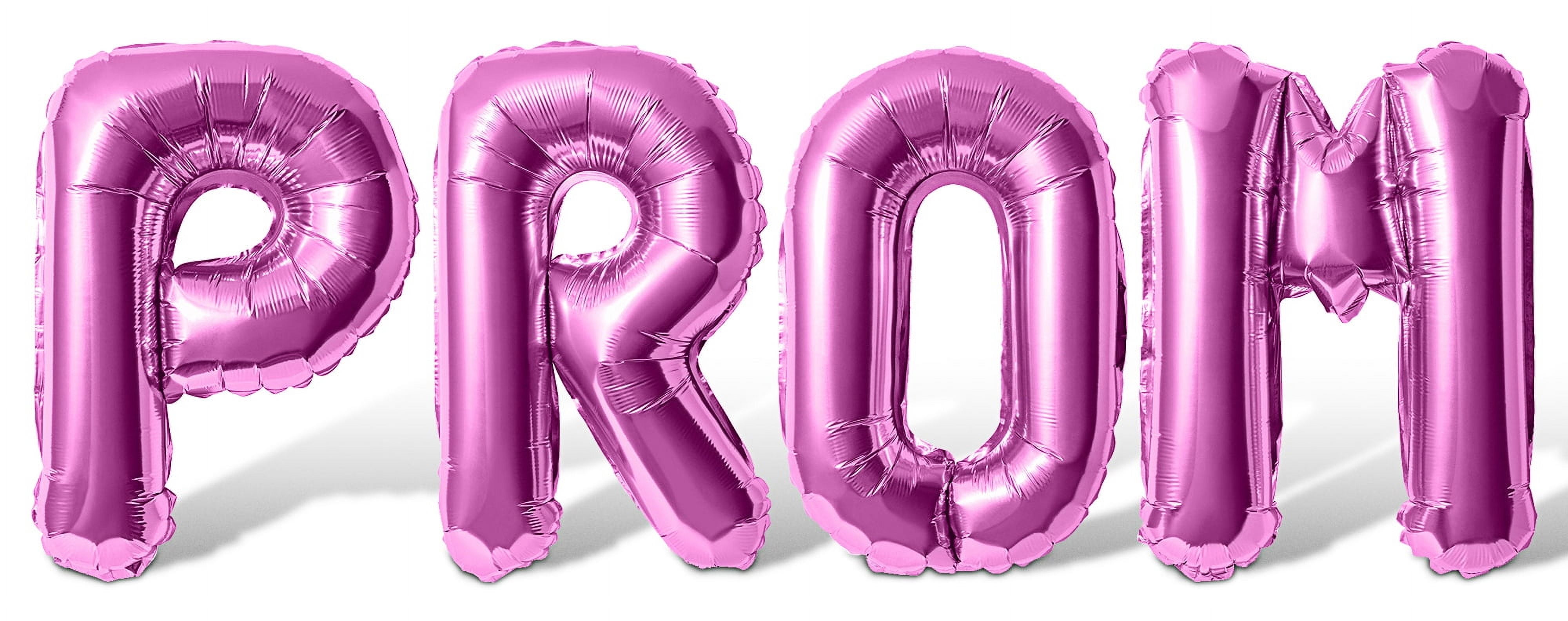 Letter Balloons - PROM 16" Inch Alphabet Letters Foil Mylar Balloon ...