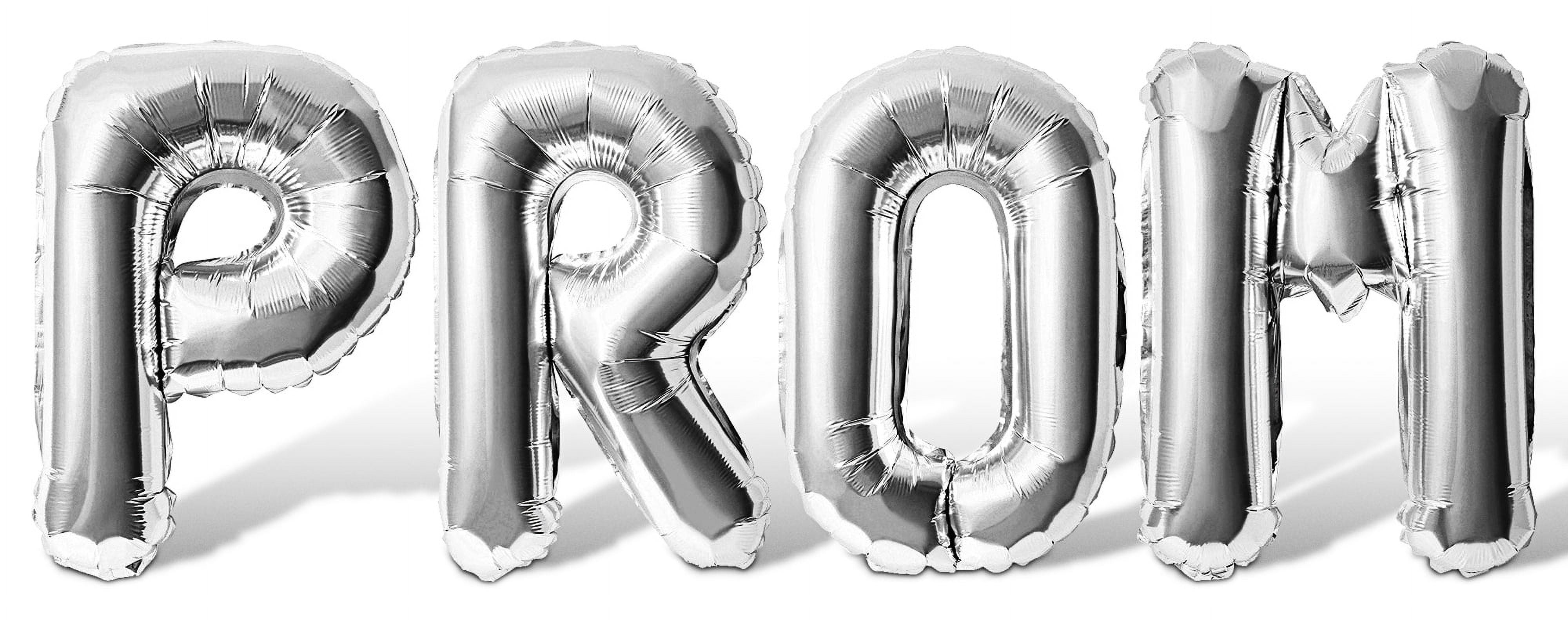 Letter Balloons - PROM 16" Inch Alphabet Letters Foil Mylar Balloon ...