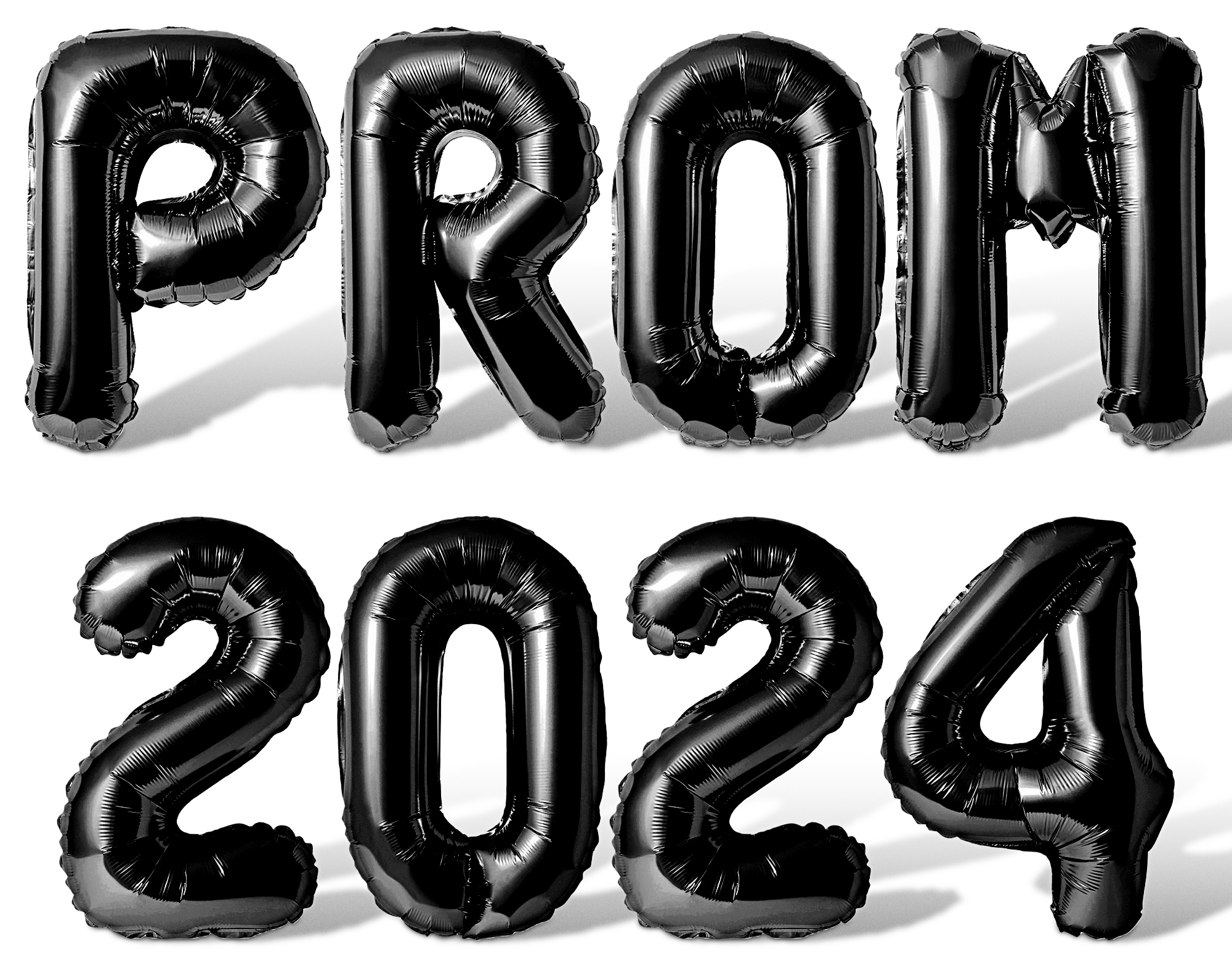 Letter Balloons - PROM 2024 16" Inch Alphabet Letters Foil Mylar ...