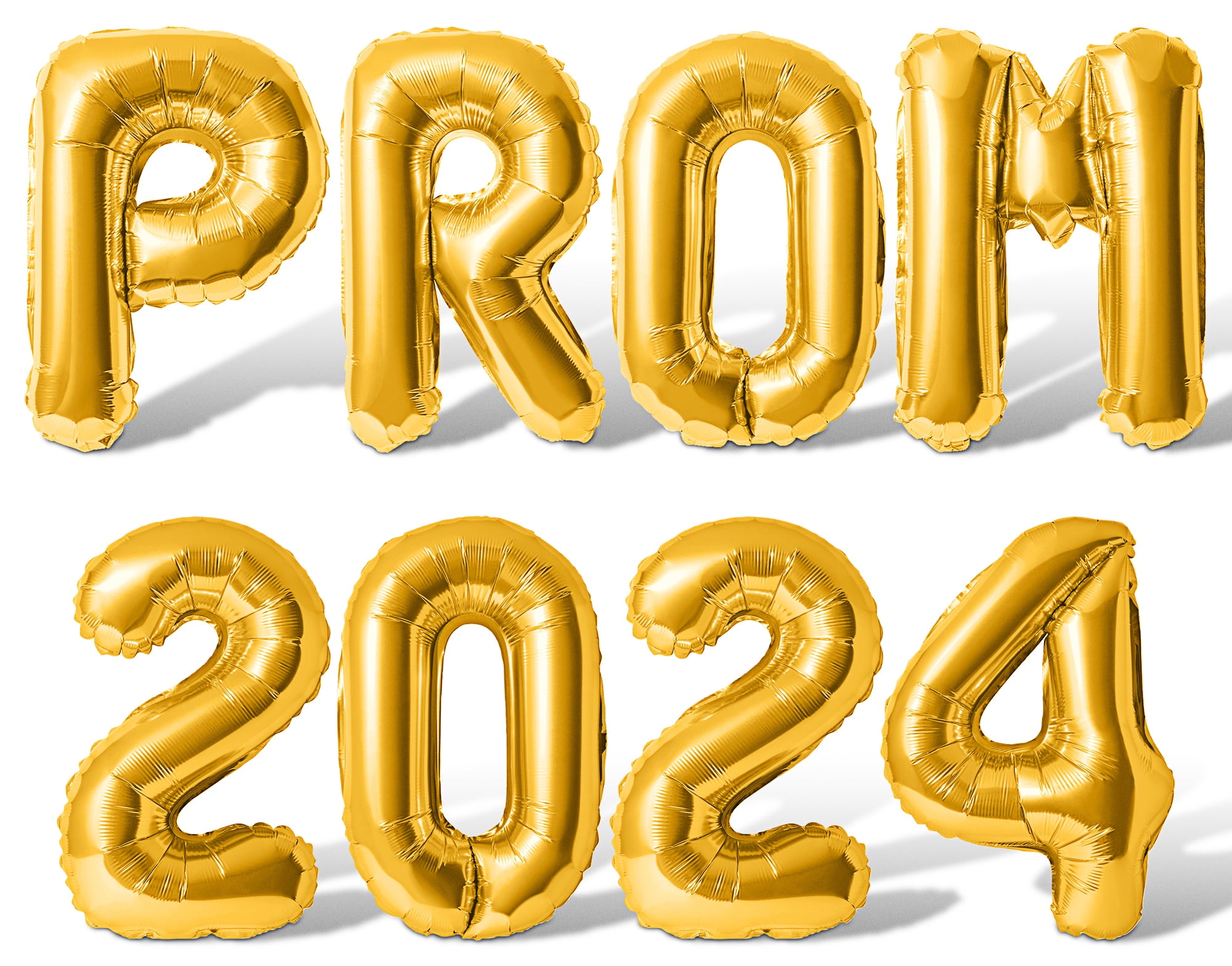 Letter Balloons - PROM 2024 16" Inch Alphabet Letters Foil Mylar ...