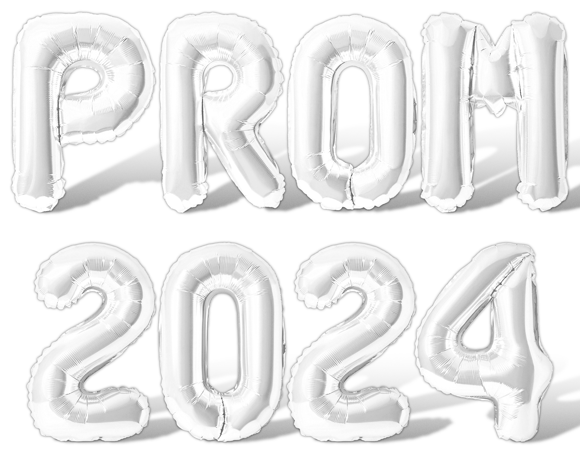 Letter Balloons - PROM 2024 16" Inch Alphabet Letters Foil Mylar ...
