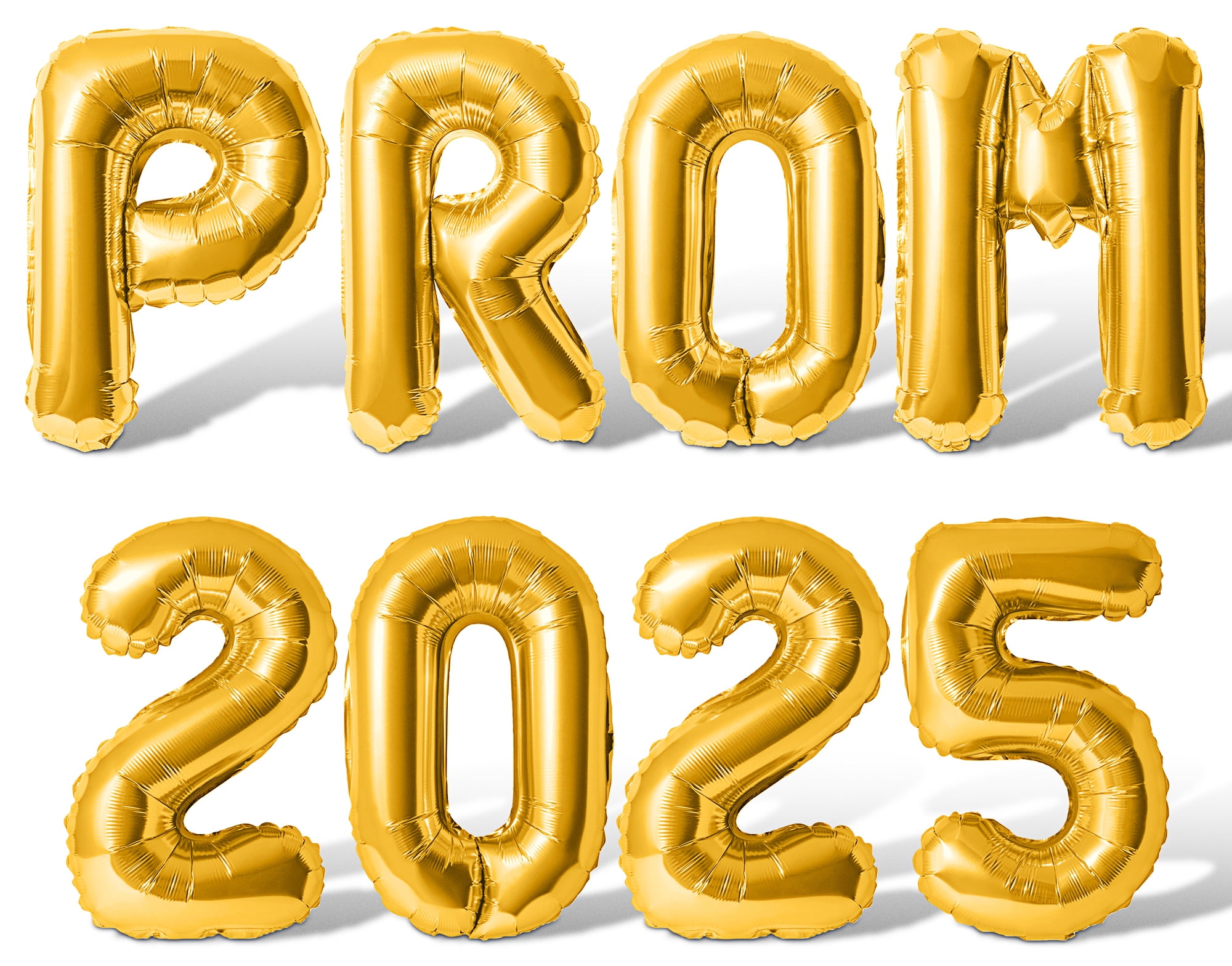 Letter Balloons - PROM 2025 16" Inch Alphabet Letters Foil Mylar ...