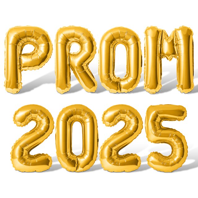 Letter Balloons - PROM 2025 16" Inch Alphabet Letters Foil Mylar ...