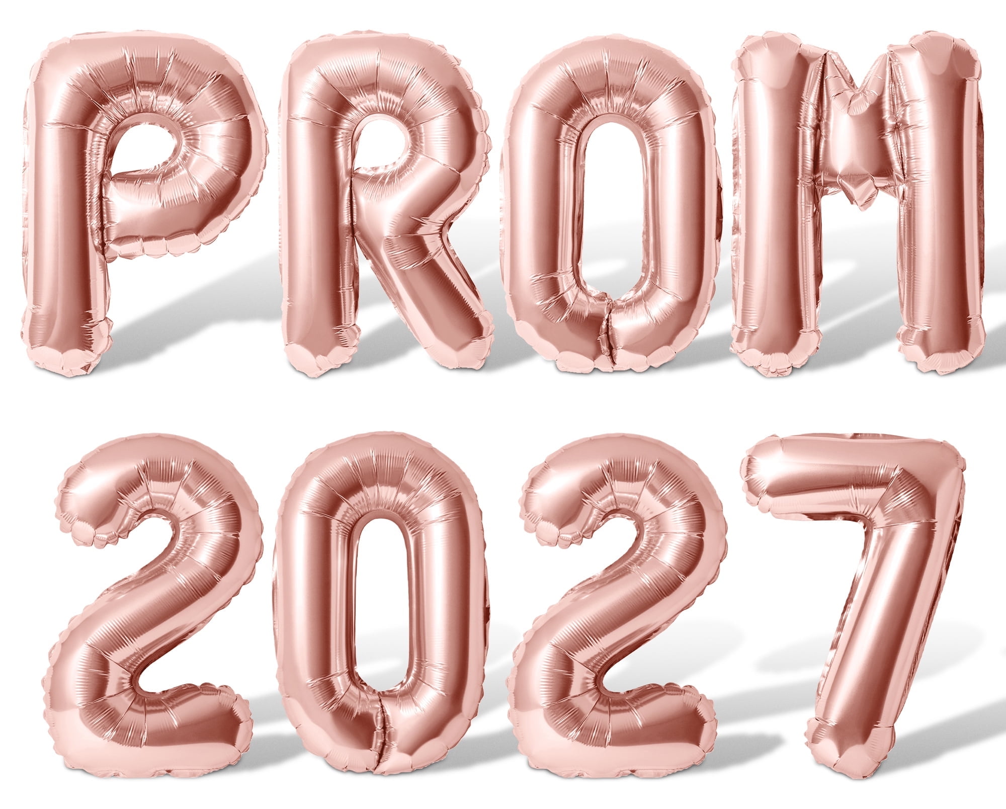 Letter Balloons - PROM 2027 16" Inch Alphabet Letters Foil Mylar ...