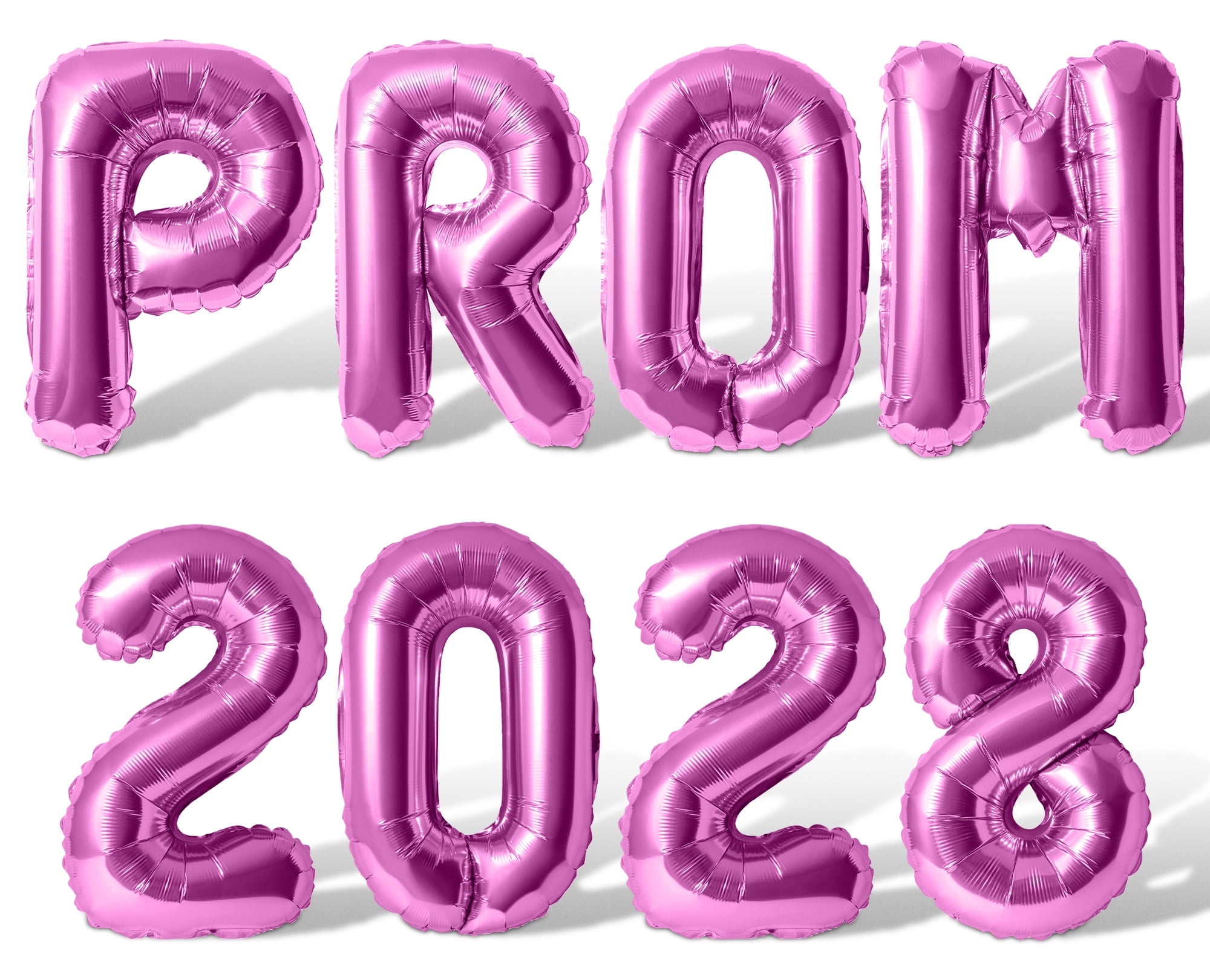Letter Balloons - PROM 2028 16" Inch Alphabet Letters Foil Mylar ...