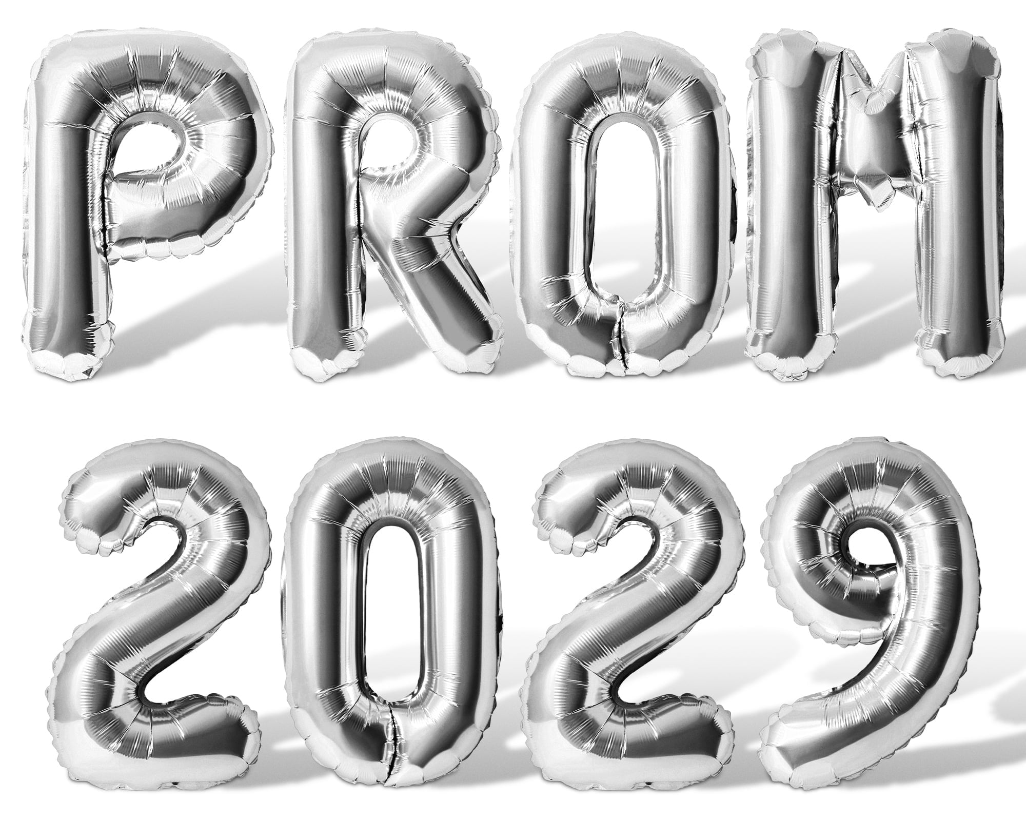 Letter Balloons - PROM 2029 16" Inch Alphabet Letters Foil Mylar ...
