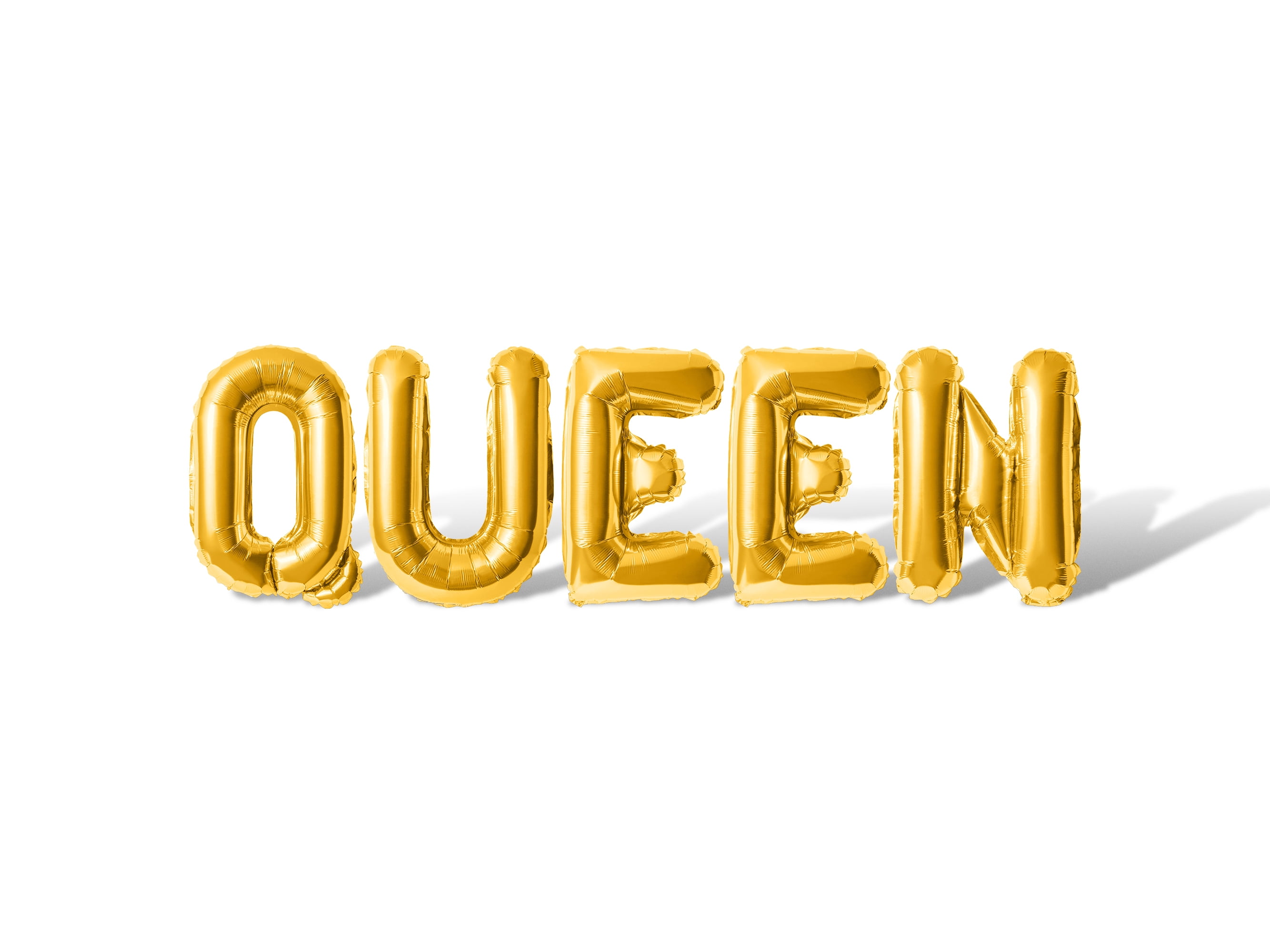 Letter Balloons - QUEEN 16" Inch Alphabet Letters Foil Mylar Balloon ...