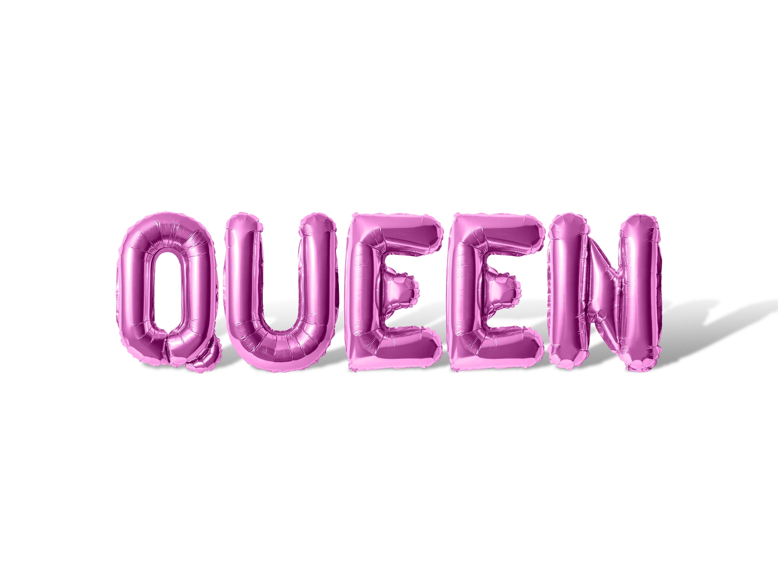 Letter Balloons - QUEEN 16" Inch Alphabet Letters Foil Mylar Balloon ...