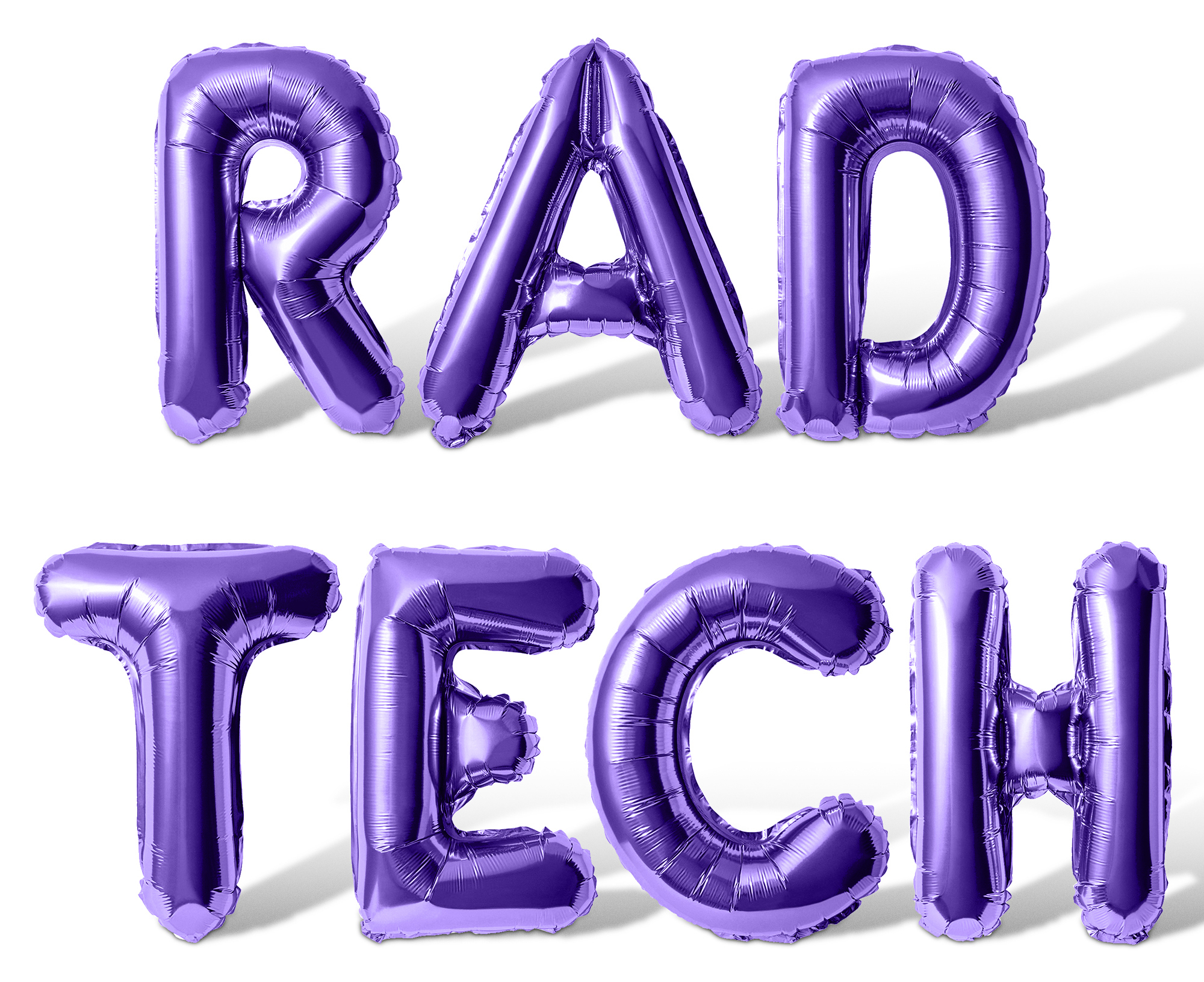 Letter Balloons - RAD TECH 16" Inch Alphabet Letters Foil Mylar Balloon ...