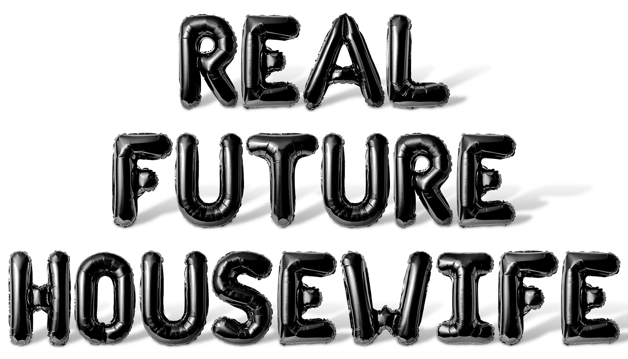 Letter Balloons - REAL FUTURE HOUSEWIFE 16" Inch Alphabet Letters Foil ...