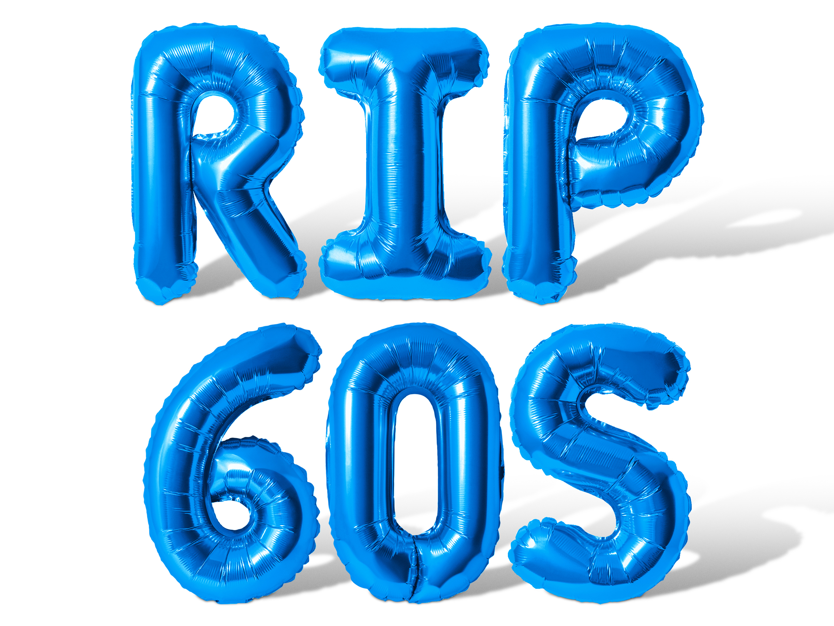 Letter Balloons - RIP 60S 16" Inch Alphabet Letters Foil Mylar Balloon ...