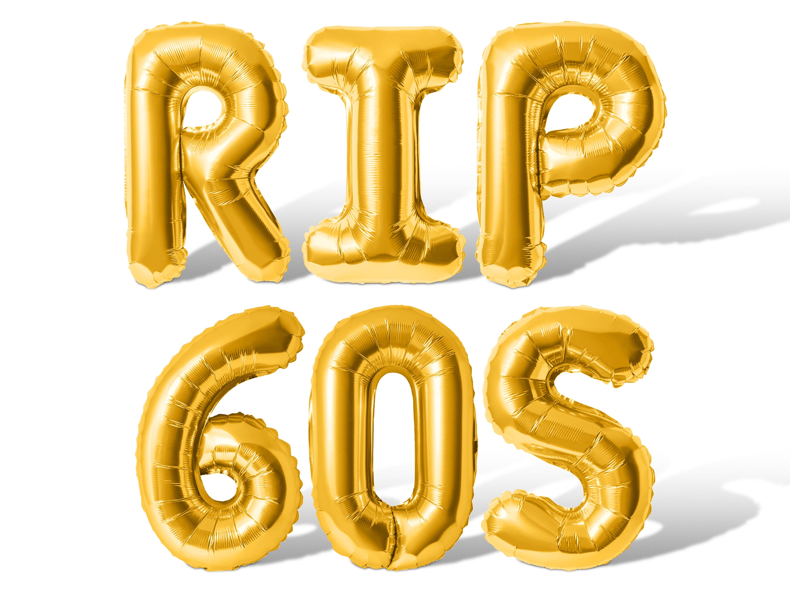 Letter Balloons - RIP 60S 16" Inch Alphabet Letters Foil Mylar Balloon ...