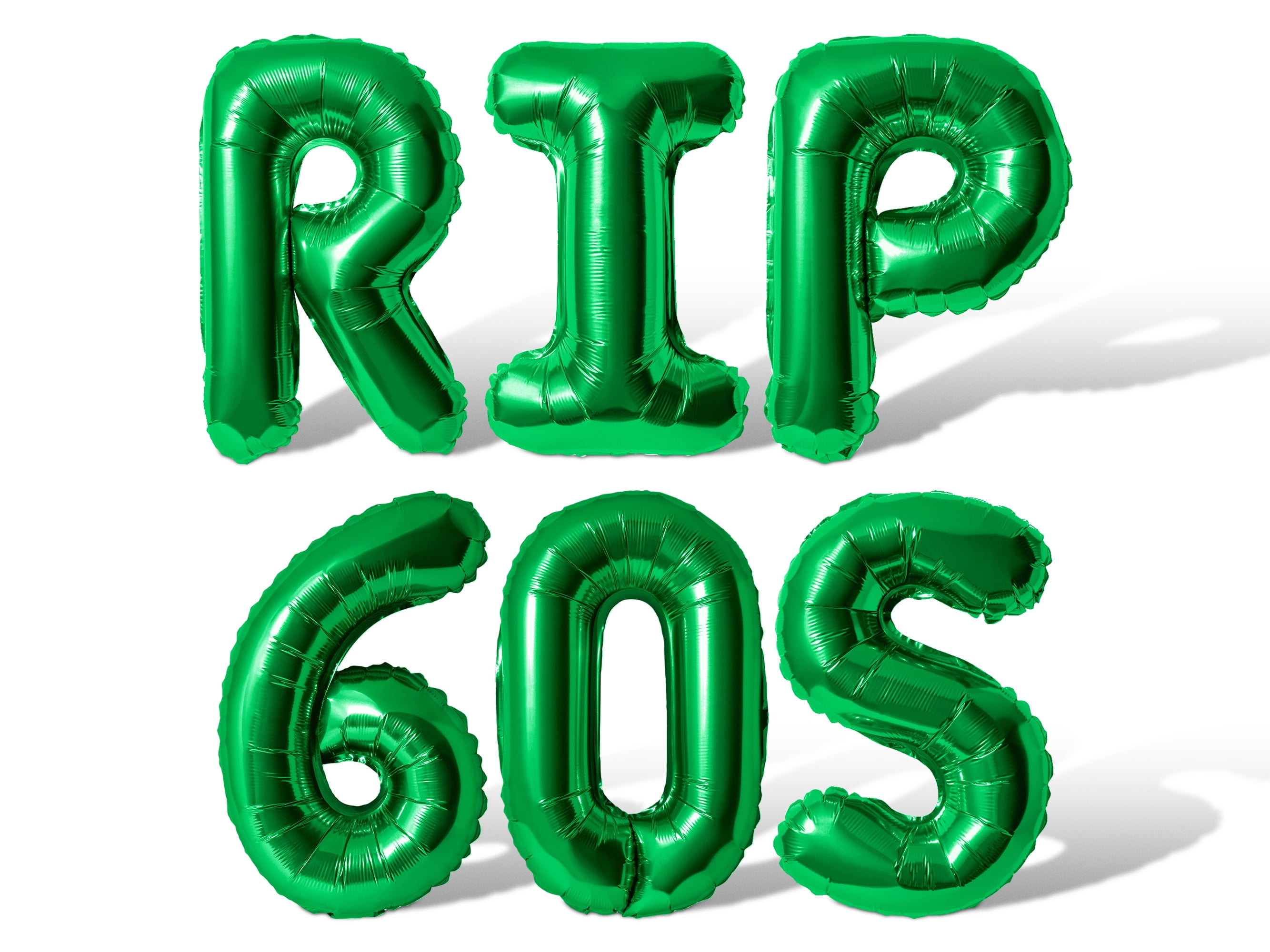 Letter Balloons - RIP 60S 16" Inch Alphabet Letters Foil Mylar Balloon ...