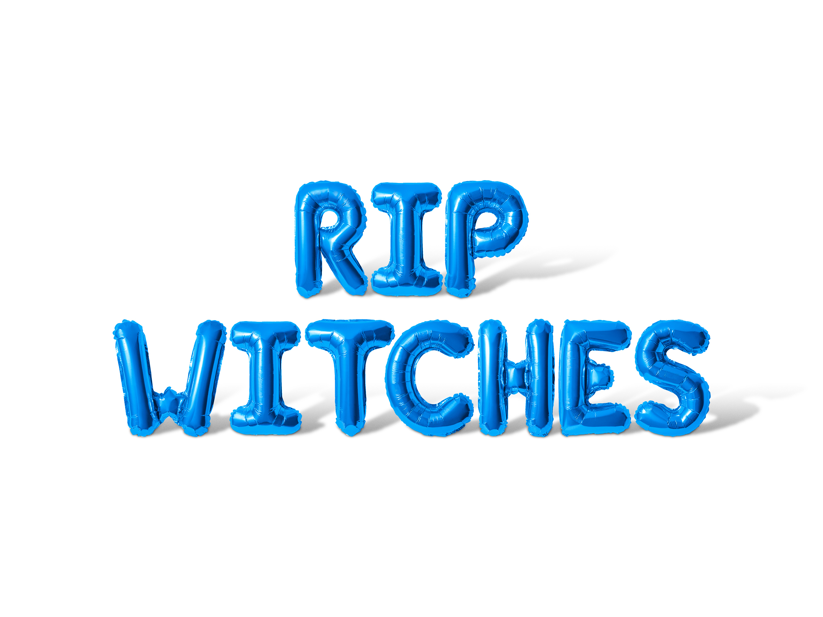 Letter Balloons - RIP WITCHES 16" Inch Alphabet Letters Foil Mylar ...