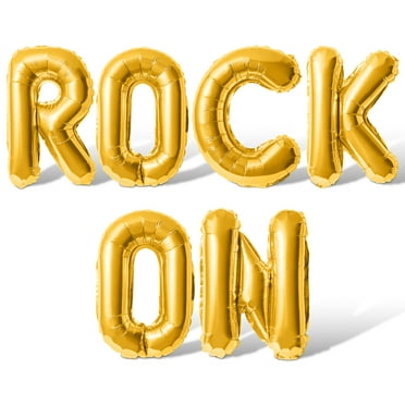 Letter Balloons - RIP 40S 16" Inch Alphabet Letters Foil Mylar Balloon ...