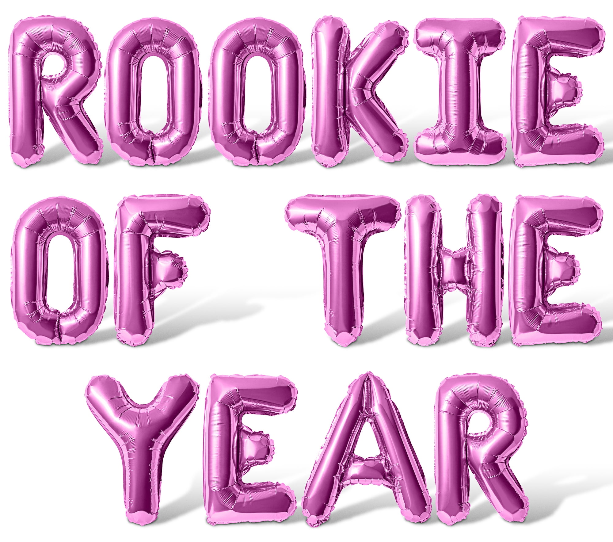 Letter Balloons - ROOKIE OF THE YEAR 16" Inch Alphabet Letters Foil ...