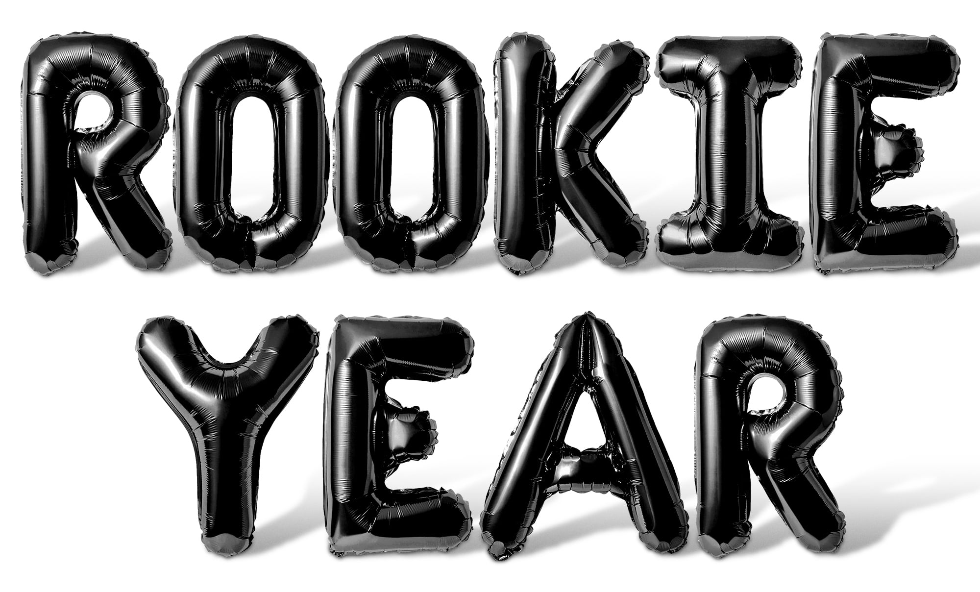 Letter Balloons - ROOKIE YEAR 16" Inch Alphabet Letters Foil Mylar ...