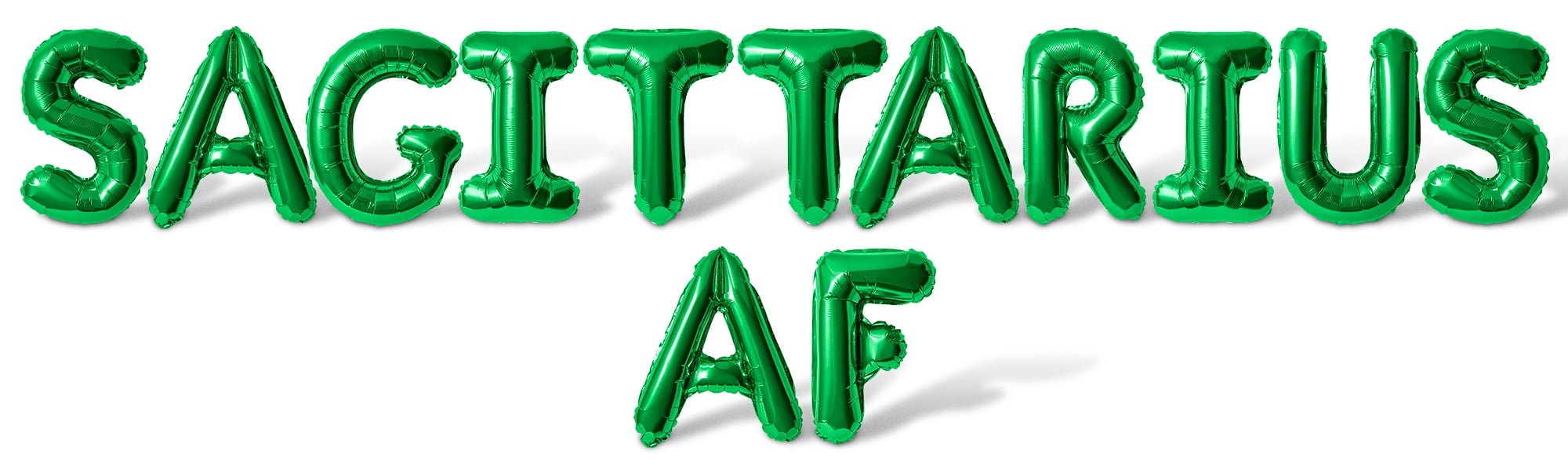 Letter Balloons - SAGITTARIUS AF 16" Inch Alphabet Letters Foil Mylar ...