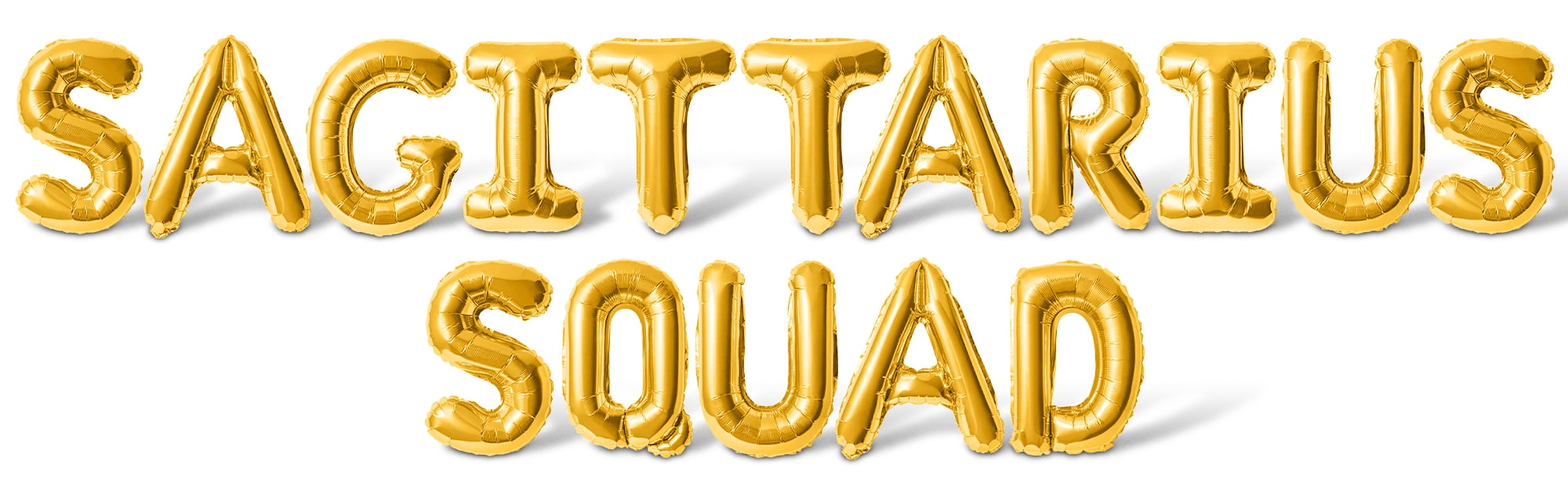 Letter Balloons - SAGITTARIUS SQUAD 16" Inch Alphabet Letters Foil ...