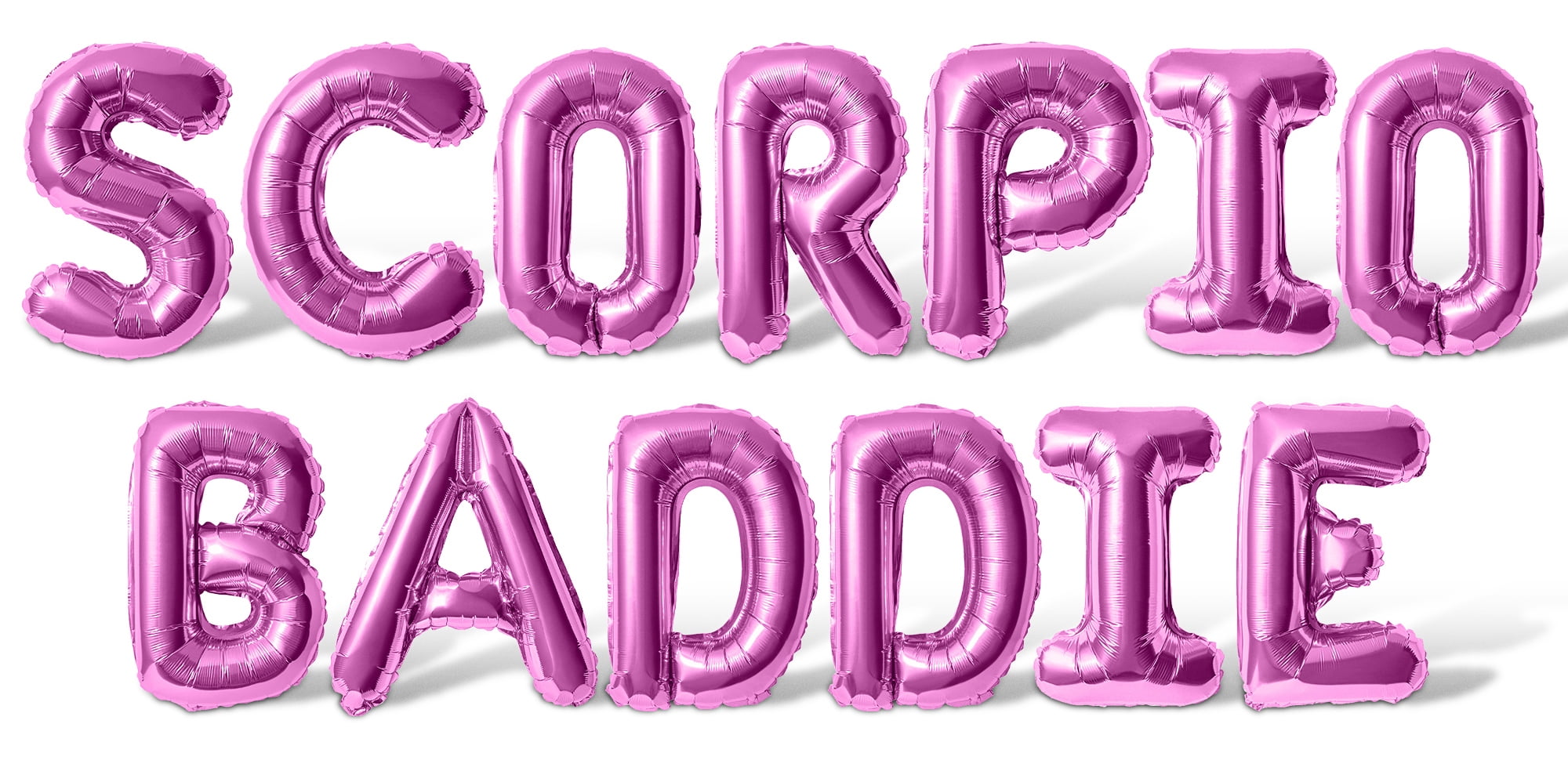 Letter Balloons - SCORPIO BADDIE 16" Inch Alphabet Letters Foil Mylar ...