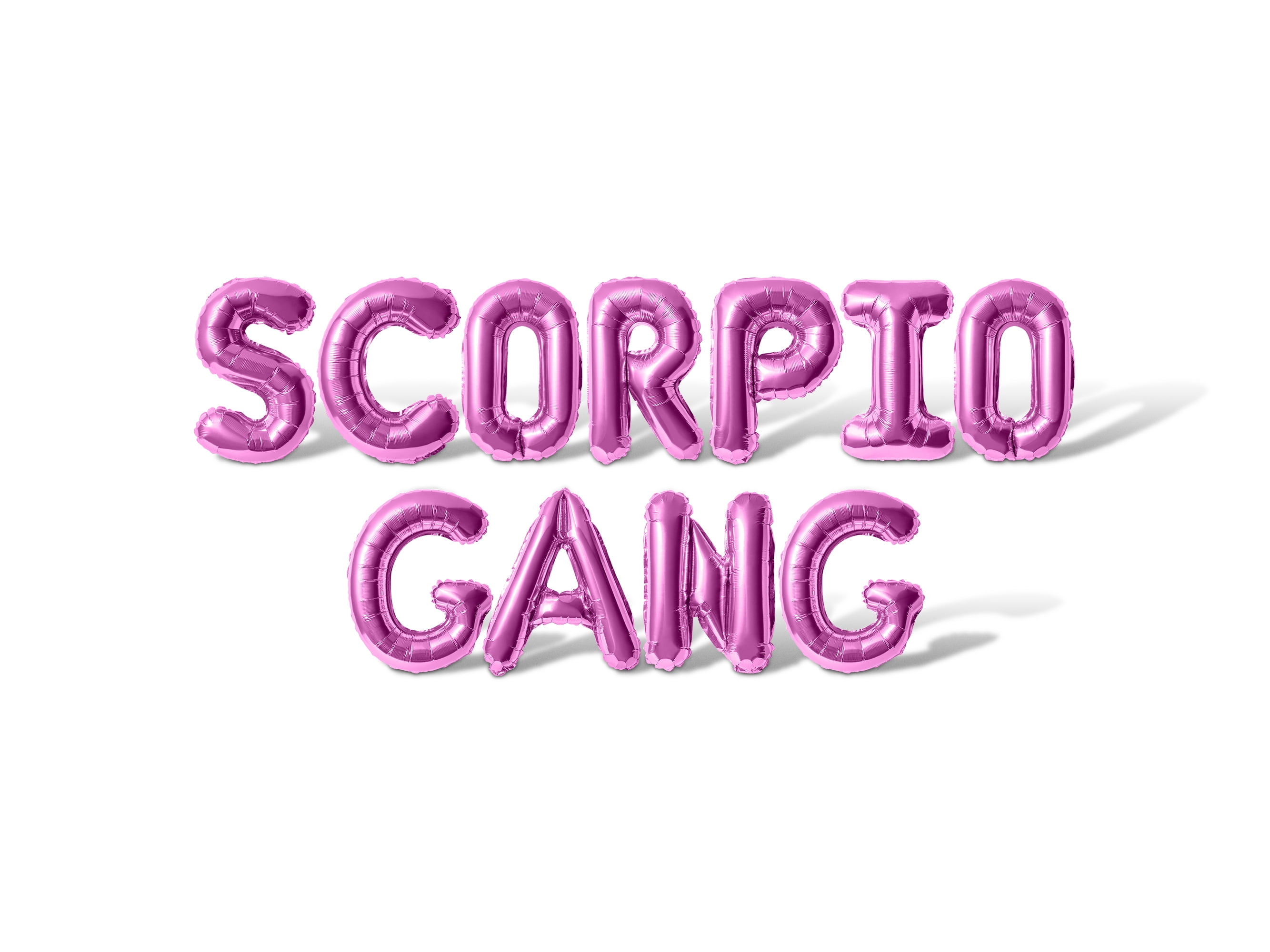 Letter Balloons - SCORPIO GANG 16" Inch Alphabet Letters Foil Mylar ...