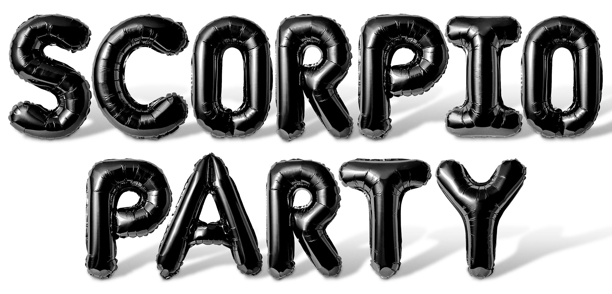 Letter Balloons - SCORPIO PARTY 16" Inch Alphabet Letters Foil Mylar ...