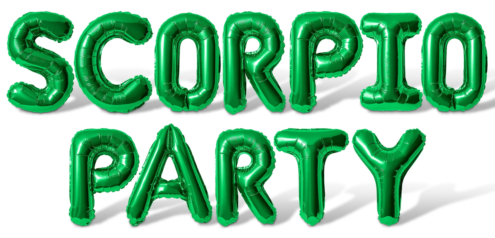 Letter Balloons - SCORPIO PARTY 16" Inch Alphabet Letters Foil Mylar ...