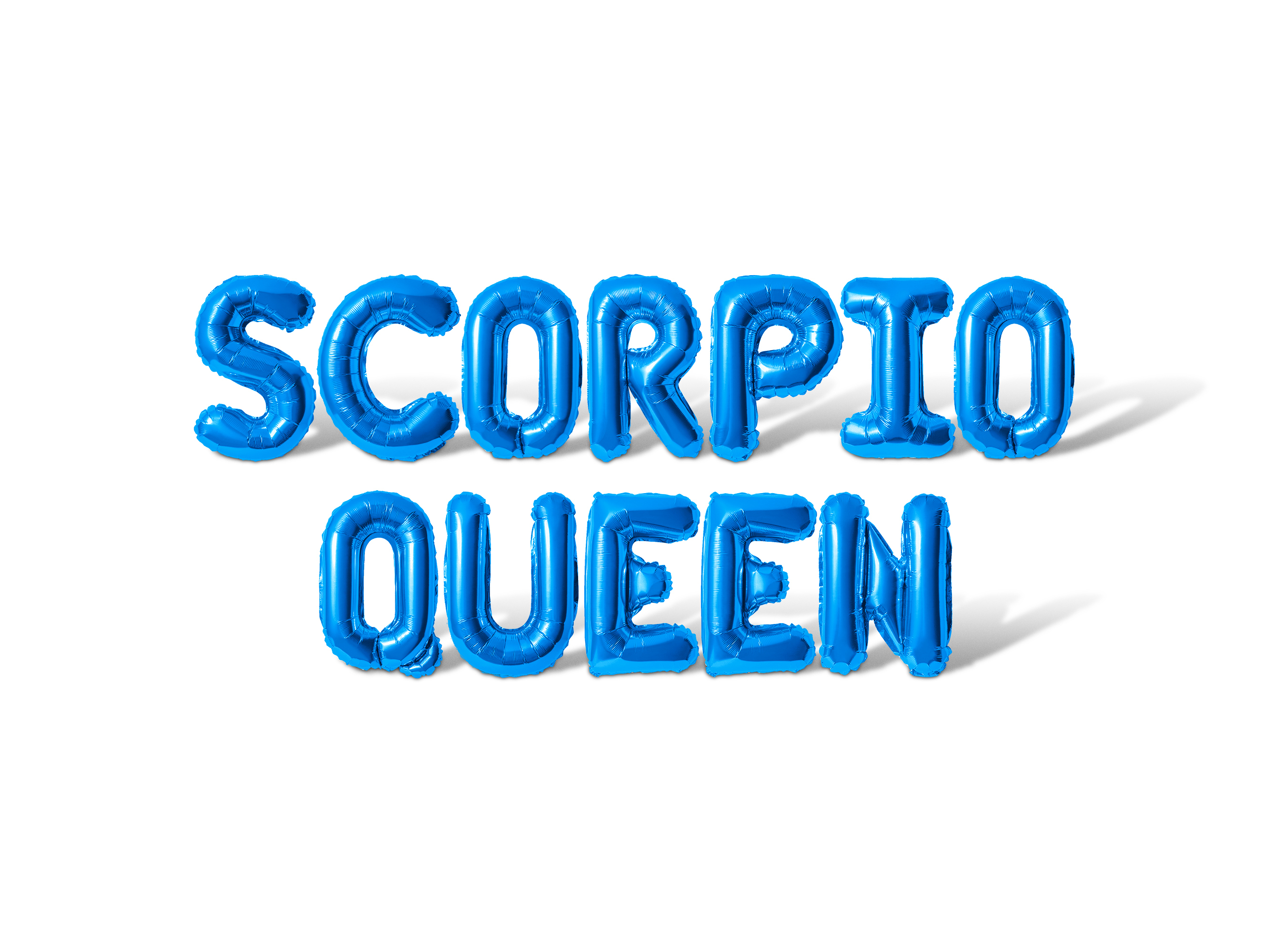 Letter Balloons - SCORPIO QUEEN 16" Inch Alphabet Letters Foil Mylar ...