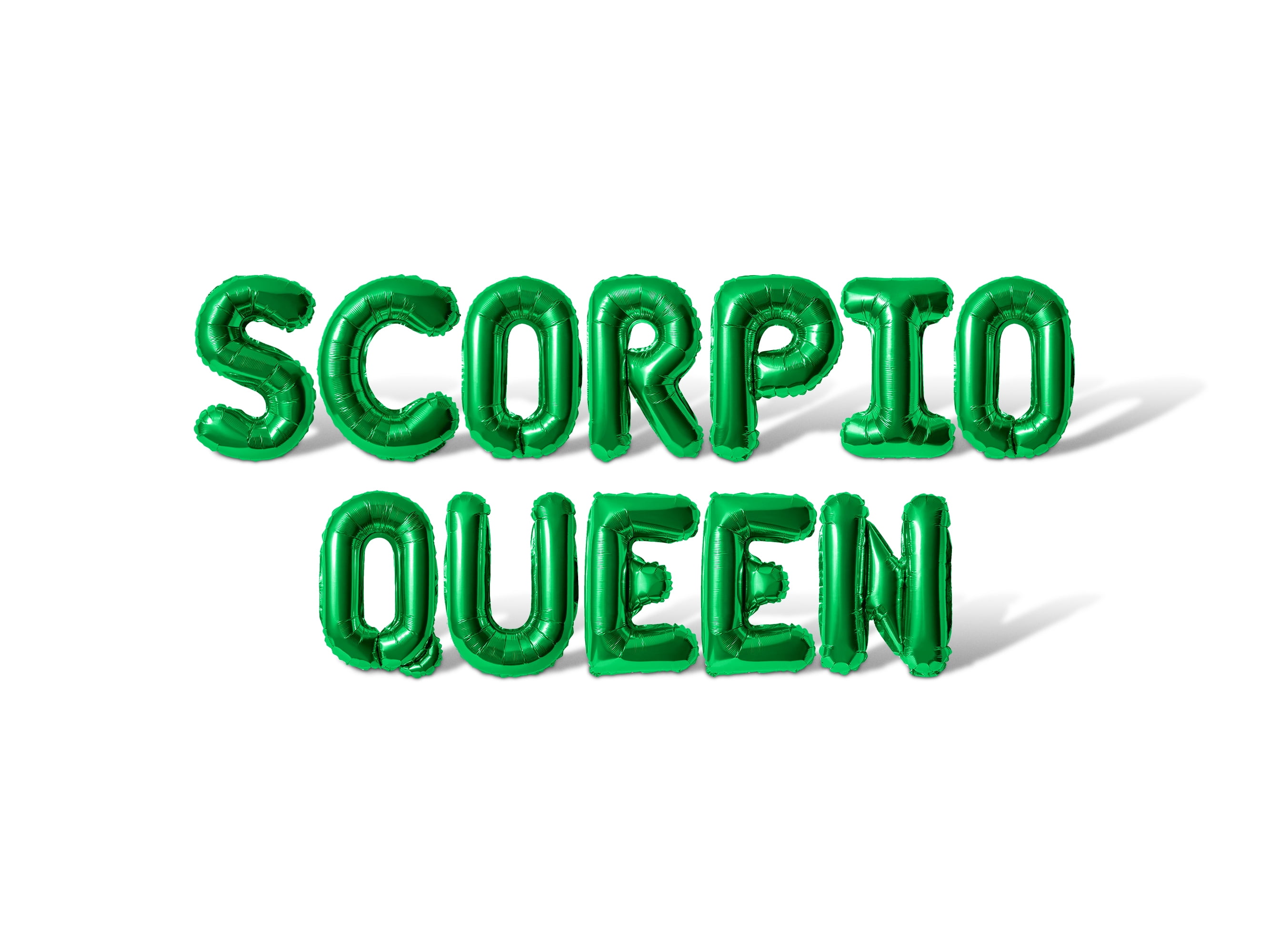 Letter Balloons - SCORPIO QUEEN 16" Inch Alphabet Letters Foil Mylar ...