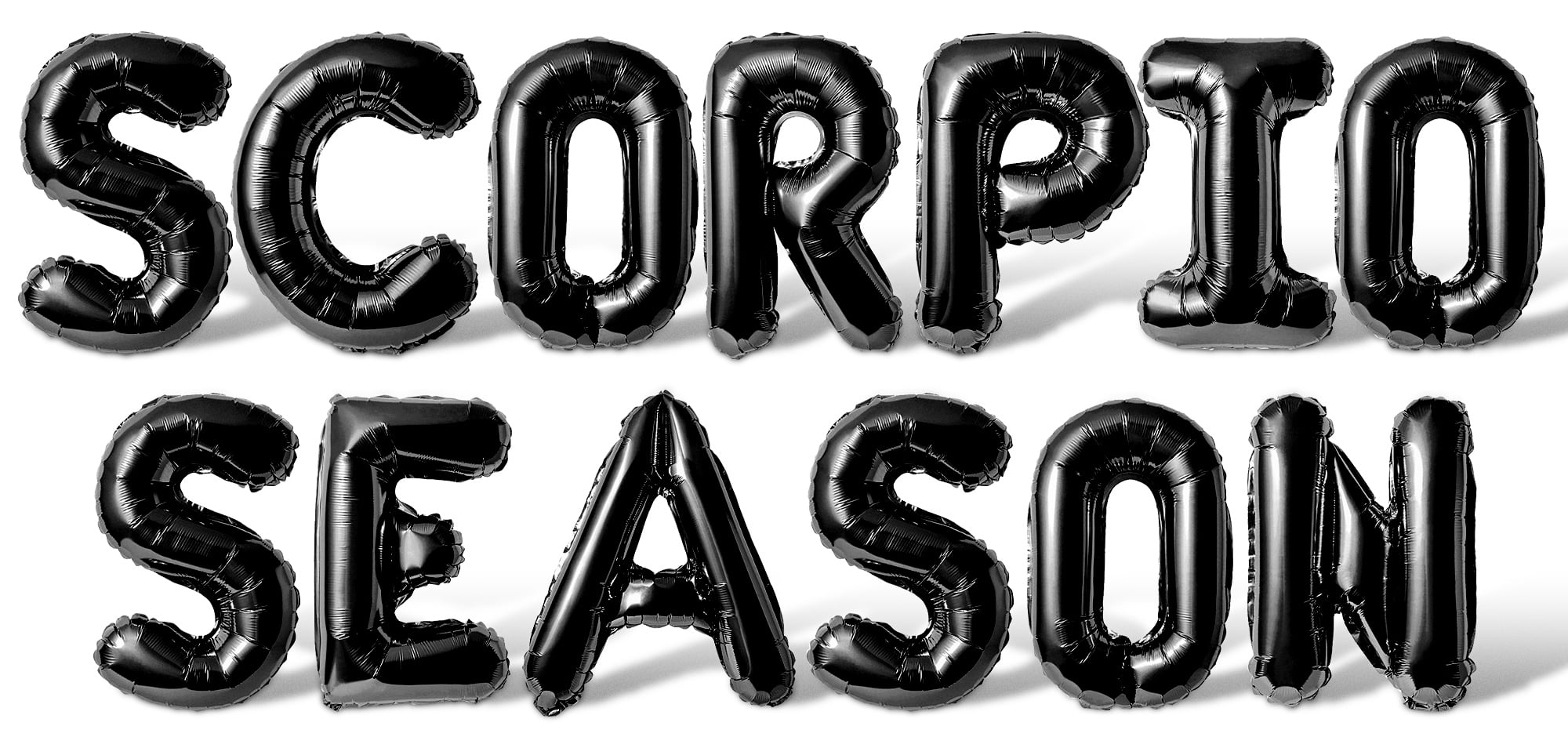 Letter Balloons - SCORPIO SEASON 16" Inch Alphabet Letters Foil Mylar ...