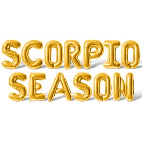 Letter Balloons - PARTY LIKE A SCORPIO 16" Inch Alphabet Letters Foil ...