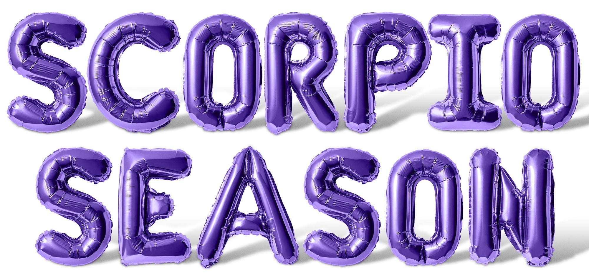 Letter Balloons - SCORPIO SEASON 16" Inch Alphabet Letters Foil Mylar ...