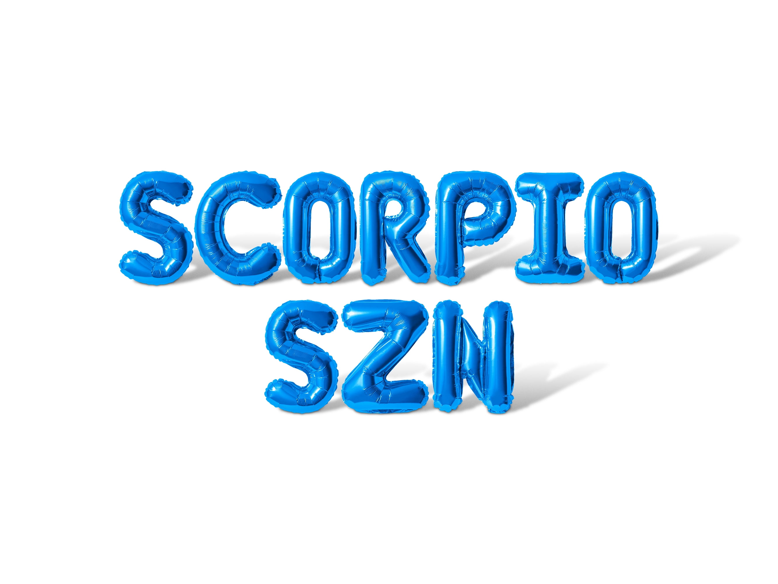 Letter Balloons - SCORPIO SZN 16" Inch Alphabet Letters Foil Mylar ...