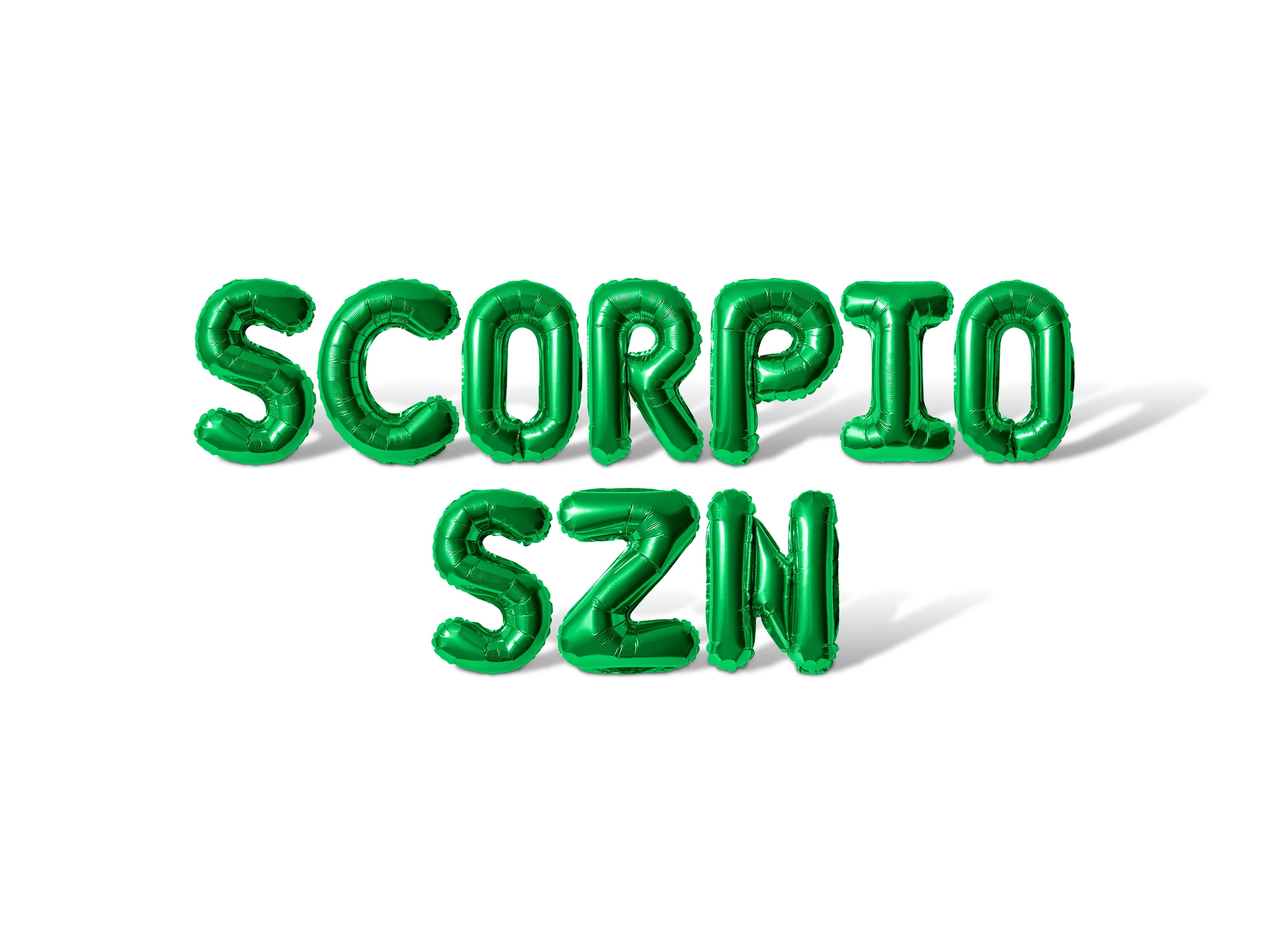 Letter Balloons - SCORPIO SZN 16" Inch Alphabet Letters Foil Mylar ...