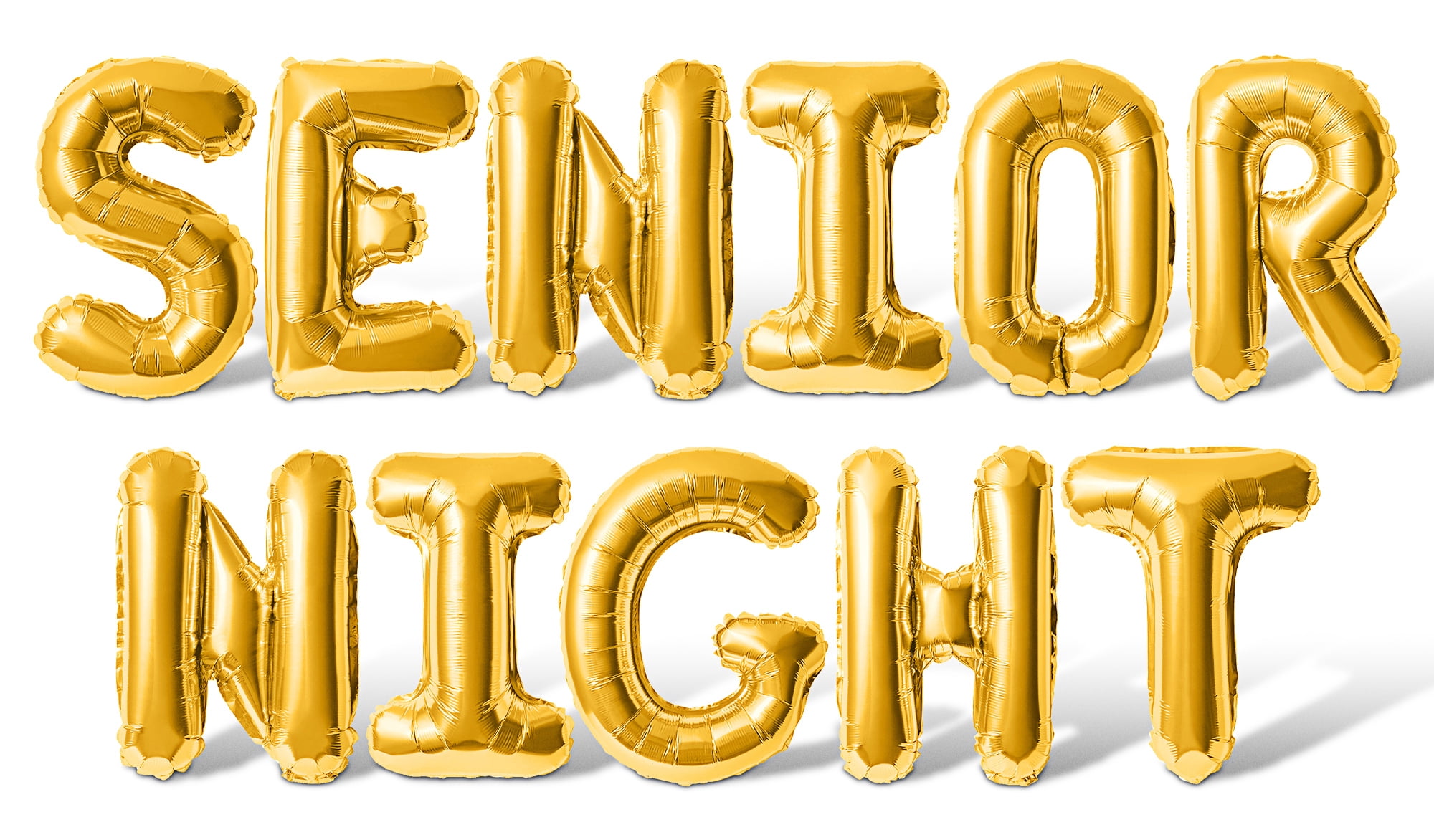 Letter Balloons - SENIOR NIGHT 16" Inch Alphabet Letters Foil Mylar ...