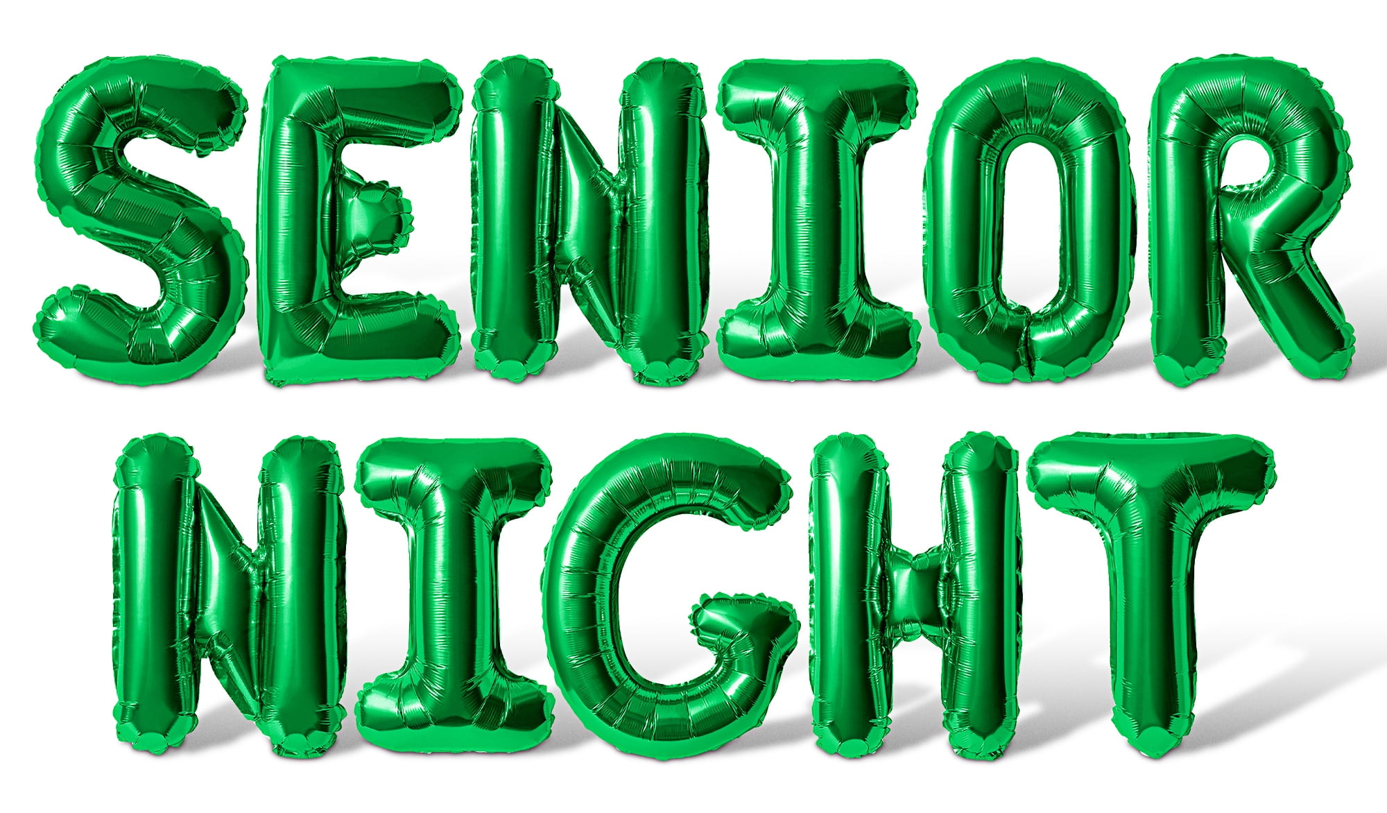 Letter Balloons - SENIOR NIGHT 16" Inch Alphabet Letters Foil Mylar ...