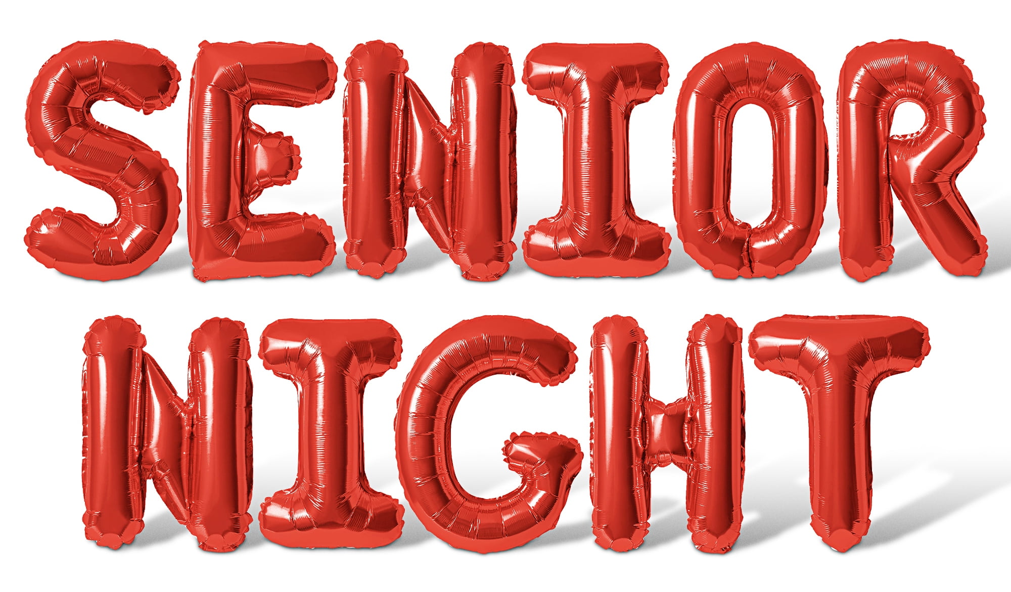 Letter Balloons - SENIOR NIGHT 16" Inch Alphabet Letters Foil Mylar ...