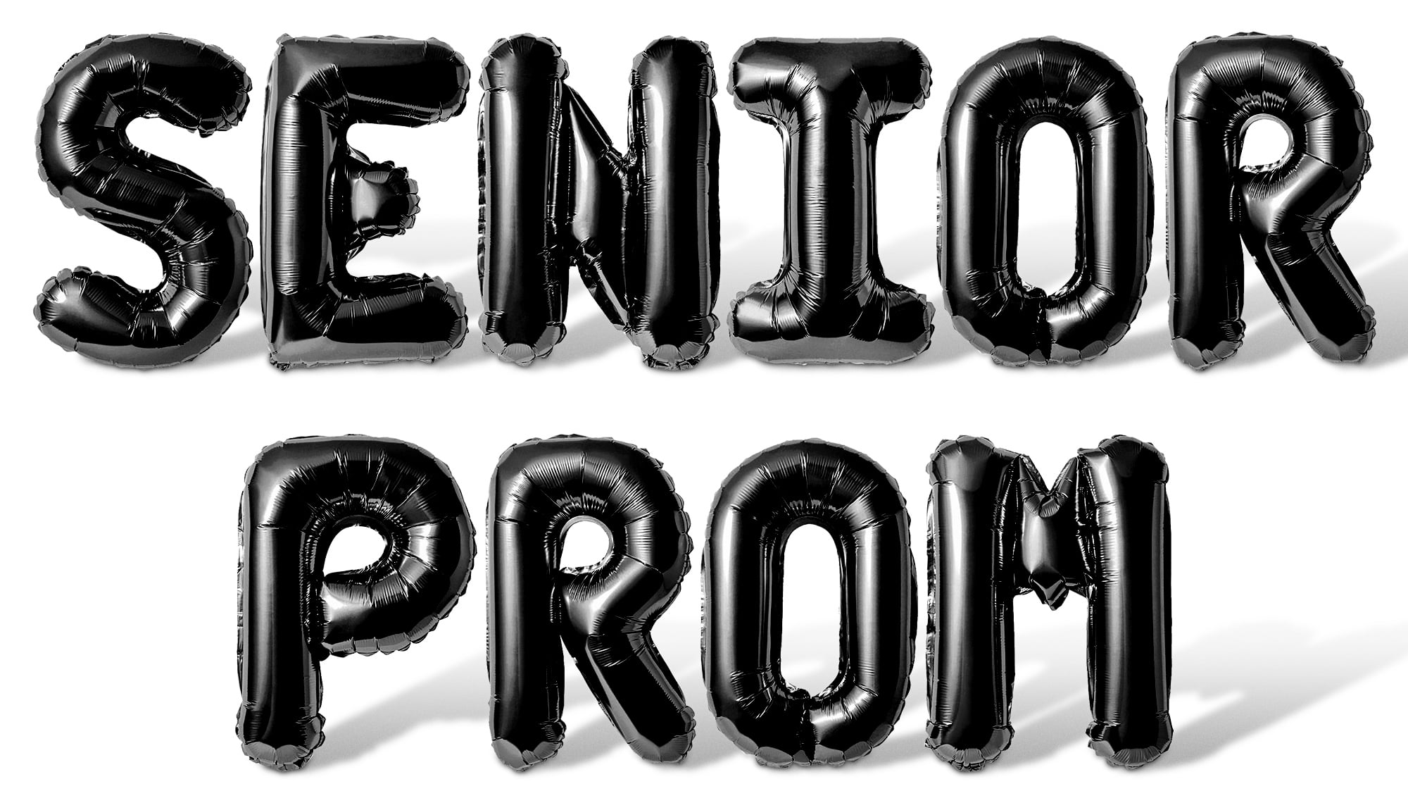 Letter Balloons - SENIOR PROM 16" Inch Alphabet Letters Foil Mylar ...