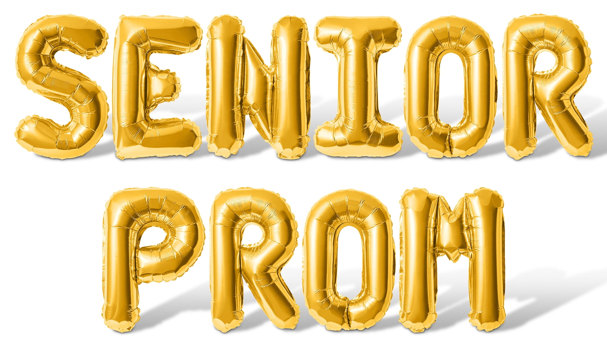 Letter Balloons - SENIOR PROM 16" Inch Alphabet Letters Foil Mylar ...