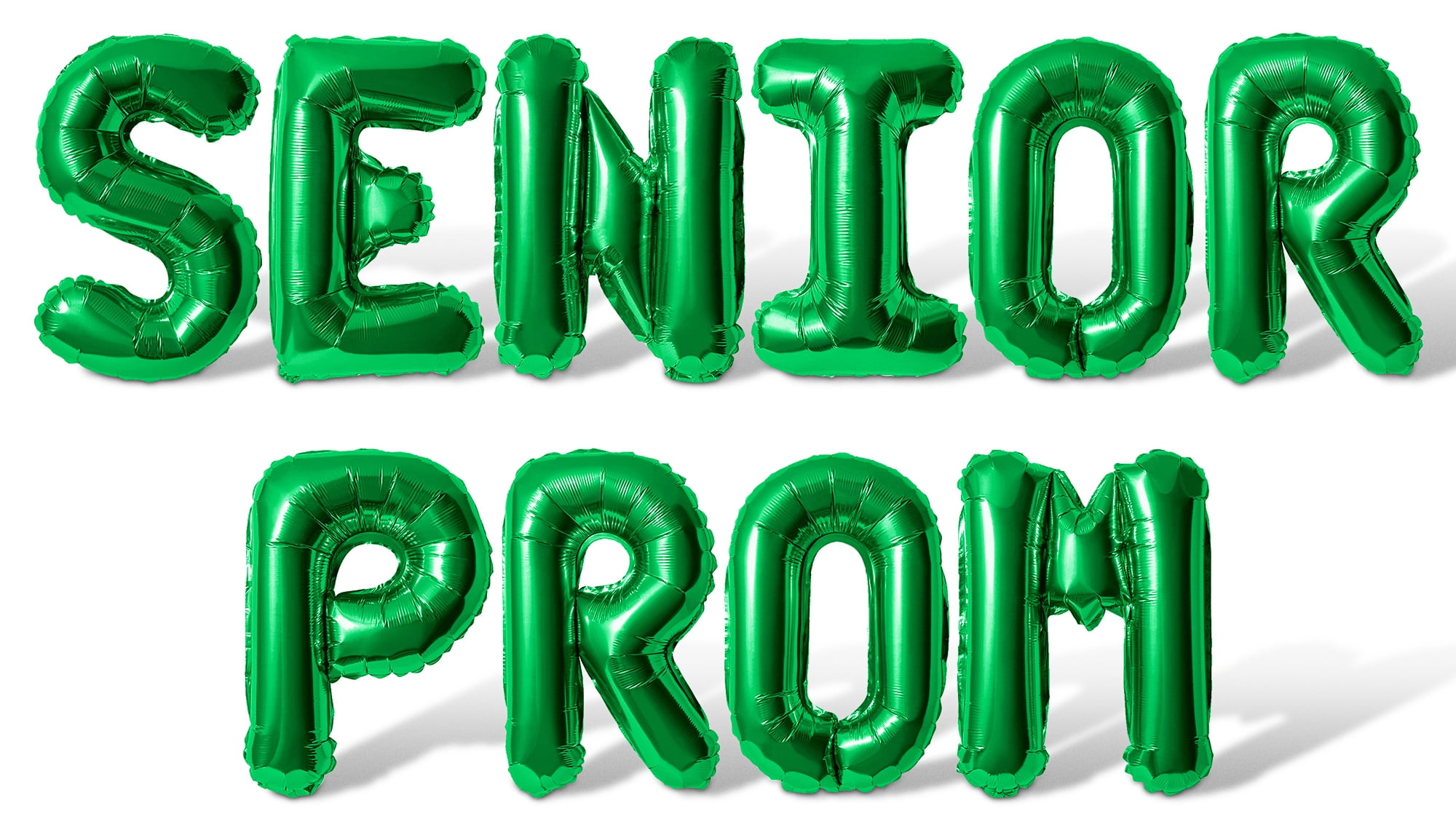 Letter Balloons - SENIOR PROM 16" Inch Alphabet Letters Foil Mylar ...