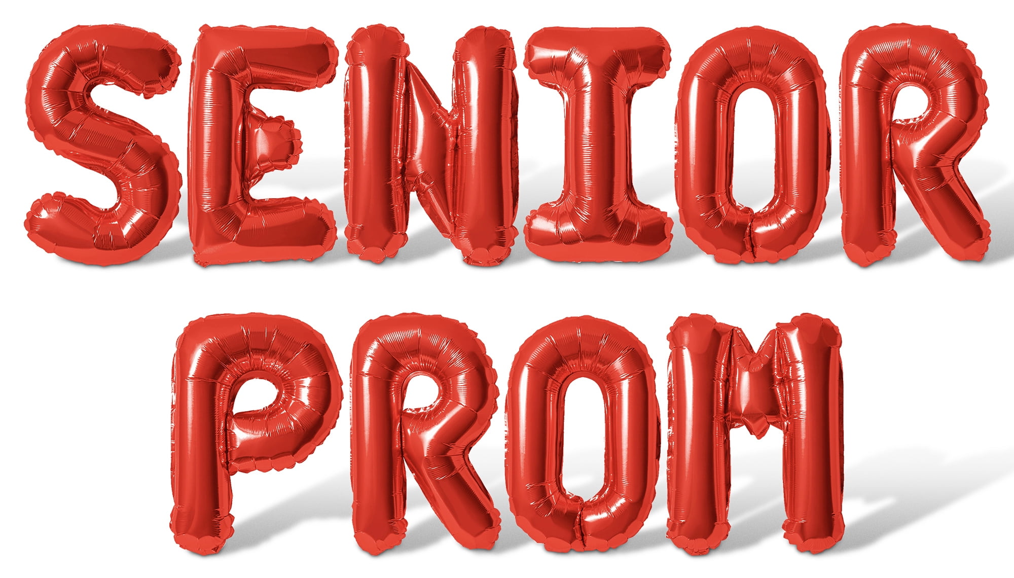 Letter Balloons - SENIOR PROM 16" Inch Alphabet Letters Foil Mylar ...