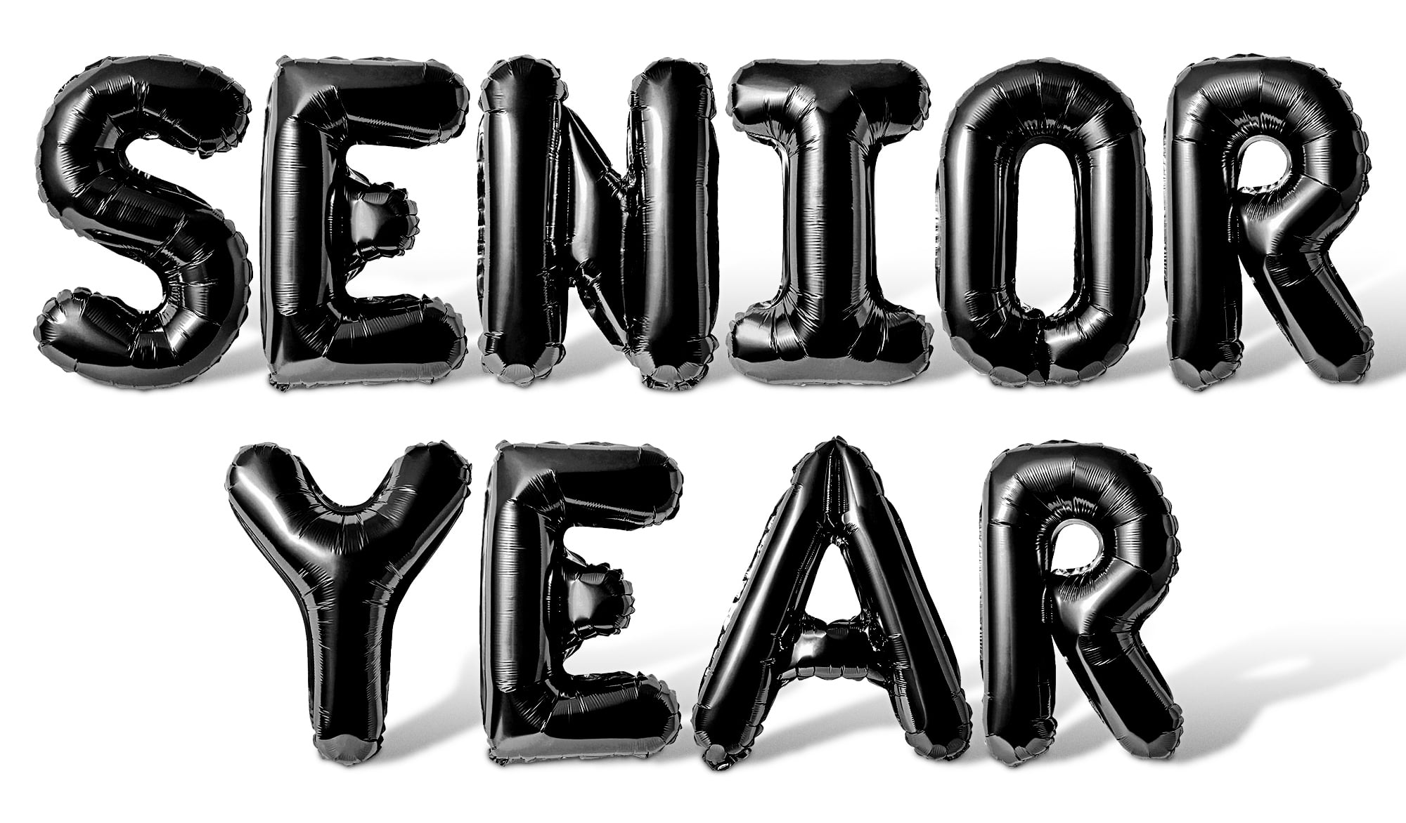 Letter Balloons - SENIOR YEAR 16" Inch Alphabet Letters Foil Mylar ...