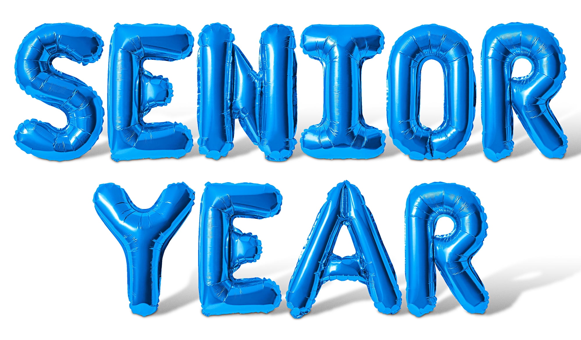 Letter Balloons - SENIOR YEAR 16" Inch Alphabet Letters Foil Mylar ...