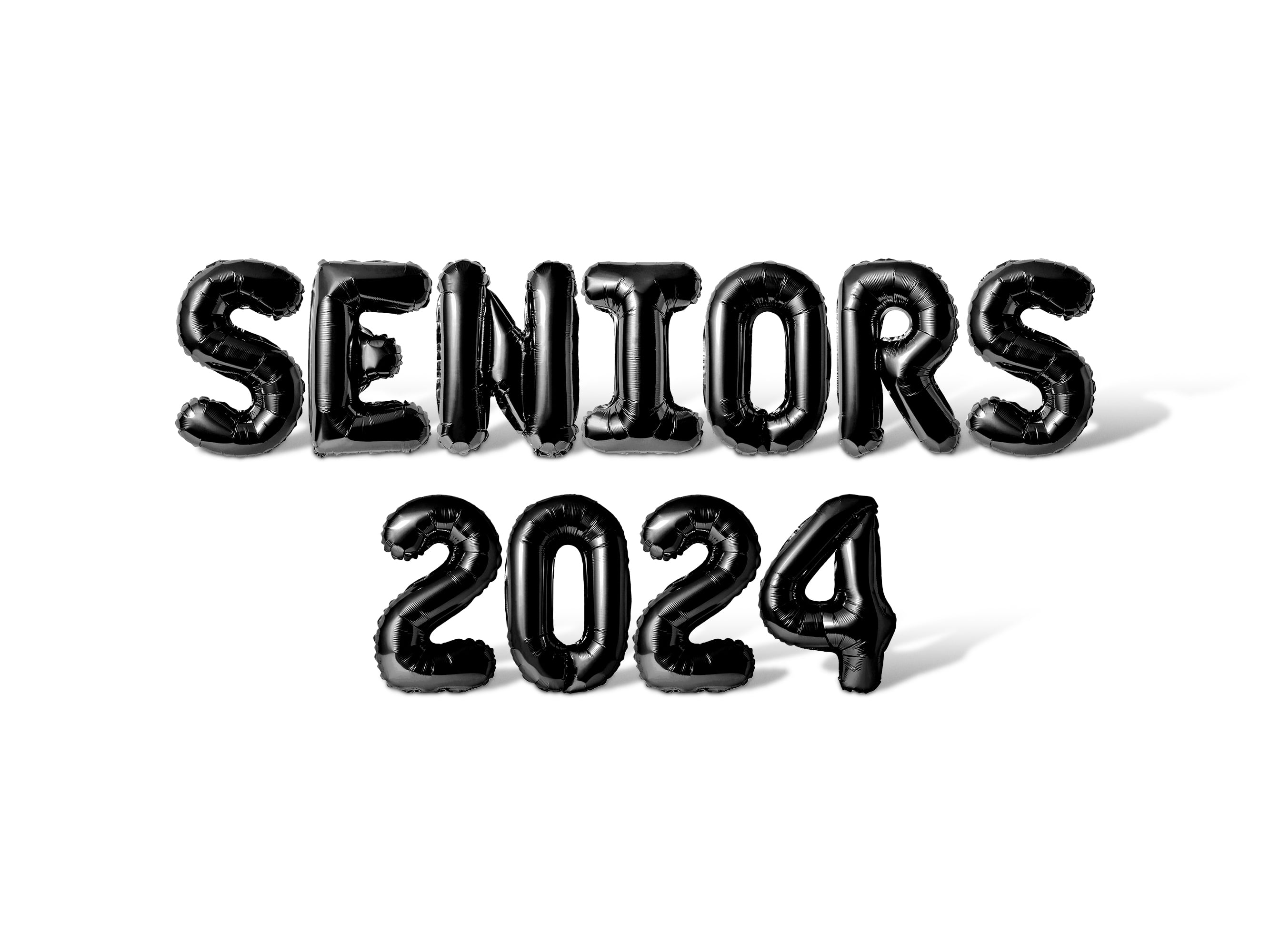 Letter Balloons - SENIORS 2024 16" Inch Alphabet Letters Foil Mylar ...